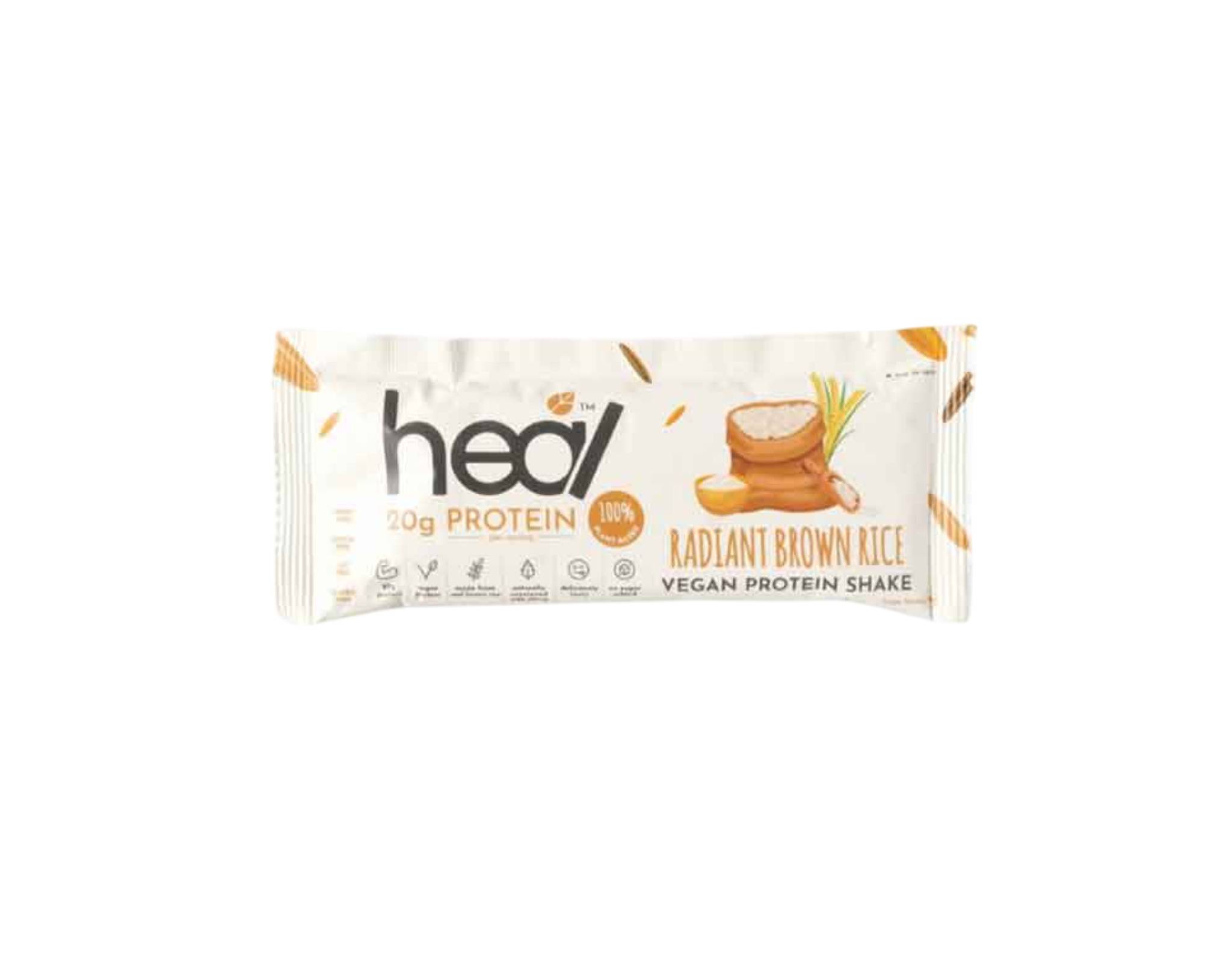 Heal Radiant Brown Rice Vegan Protein Shake | myaeon2go