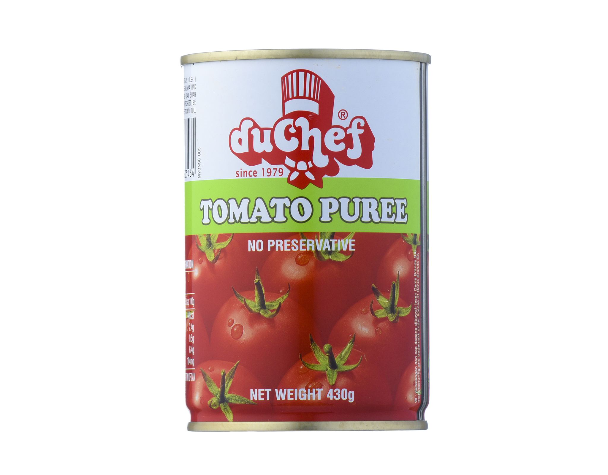 Duchef Tomato Puree, 430g - Rich Flavor, Thick Texture