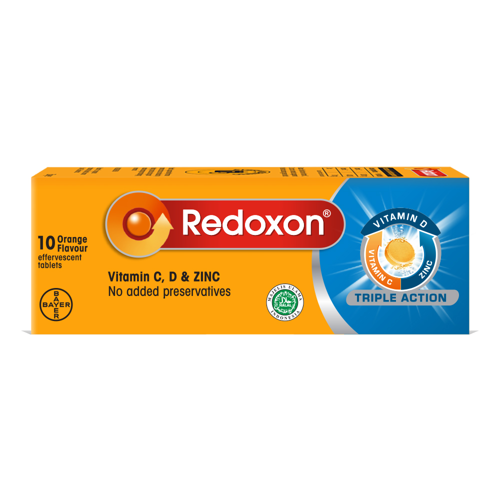 Redoxon Triple Action, 10's - Immune Support
