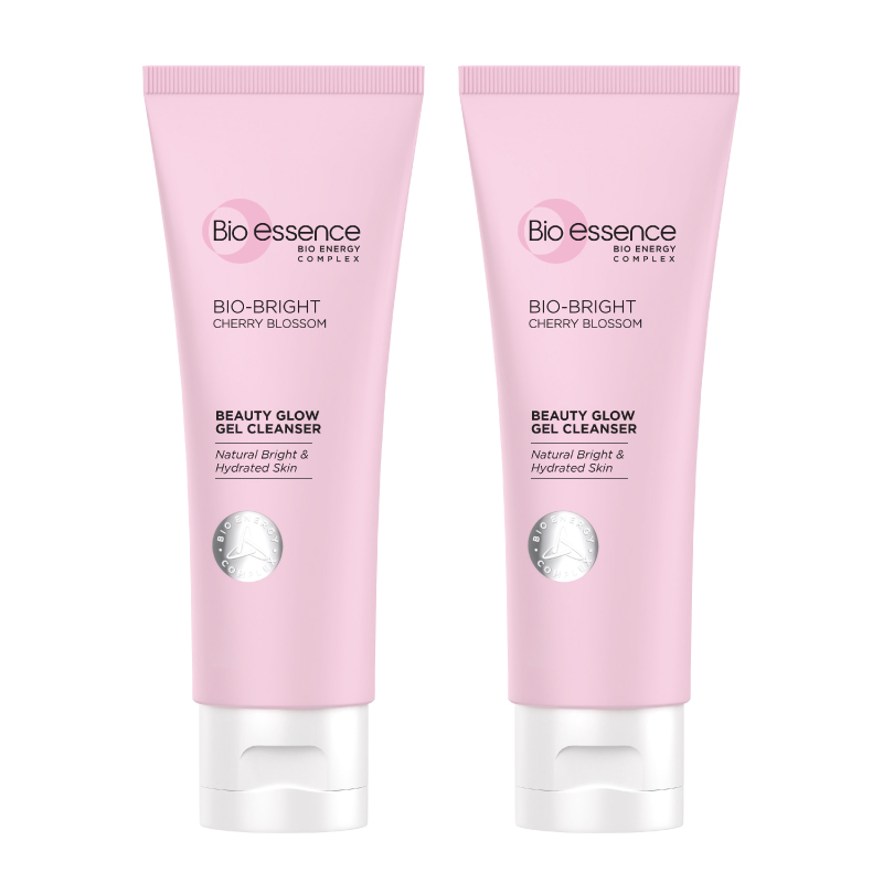 Bio -Essence Bio-Bright Gel Cleanser 100Gx2 - Bright & Hydrated Skin