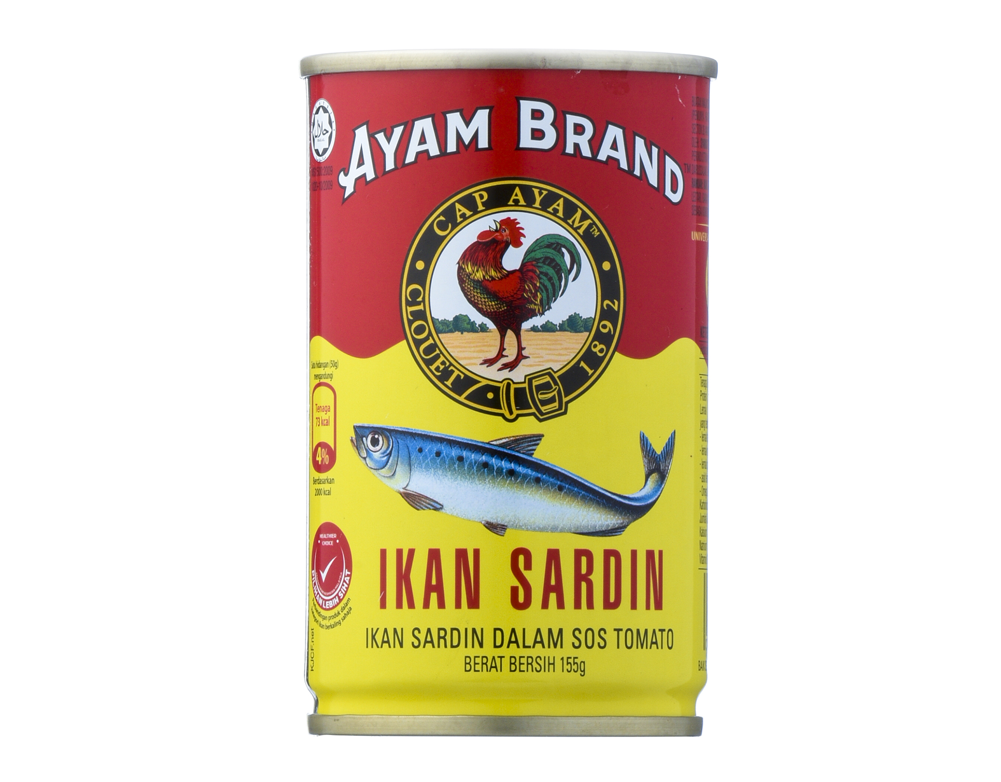 Ayam Brand Sardine In Tomato Sauce, 155g - Omega-3 & Calcium