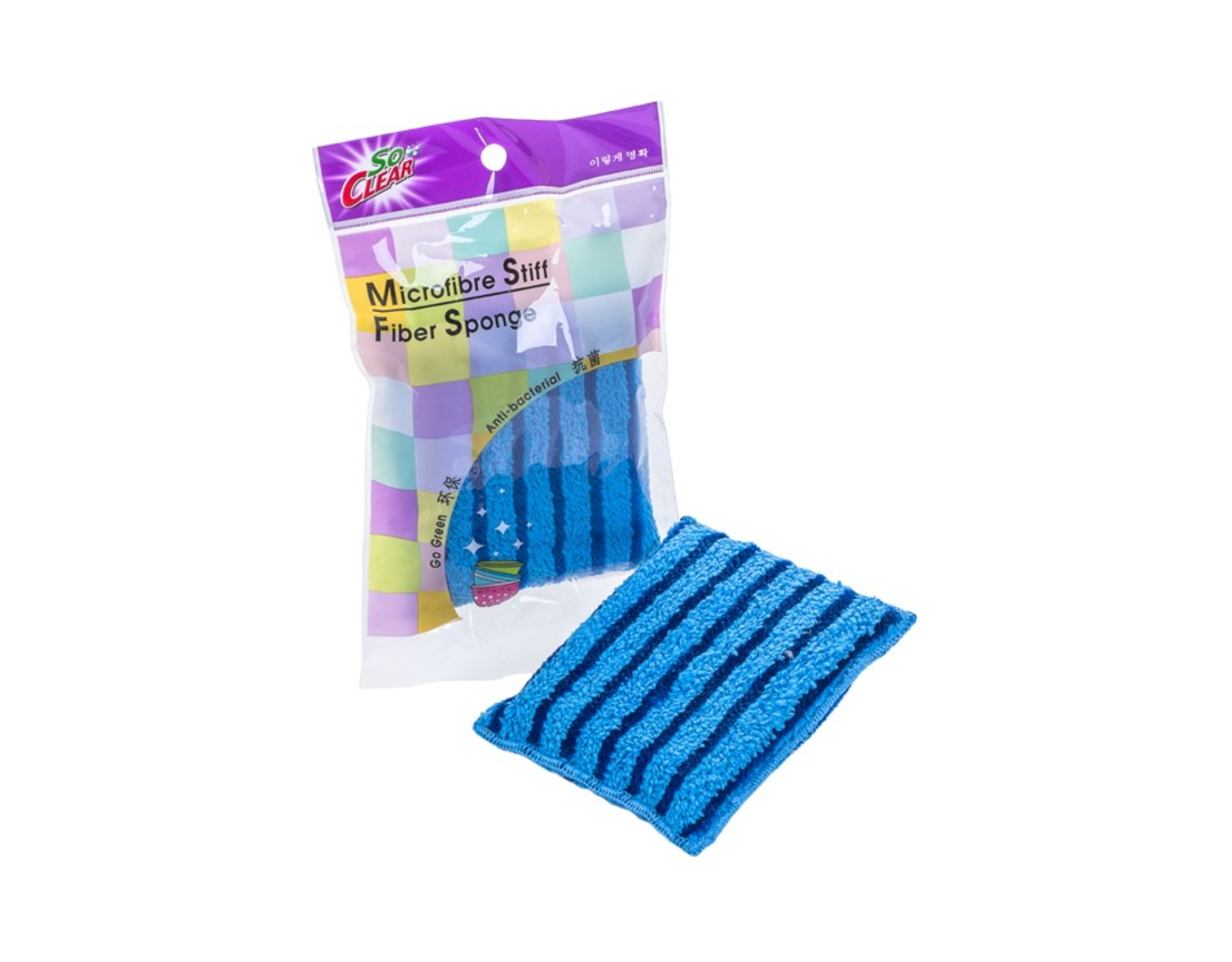 So Clear Microfibre Stiff Fiber Sponge (MS889) | myaeon2go