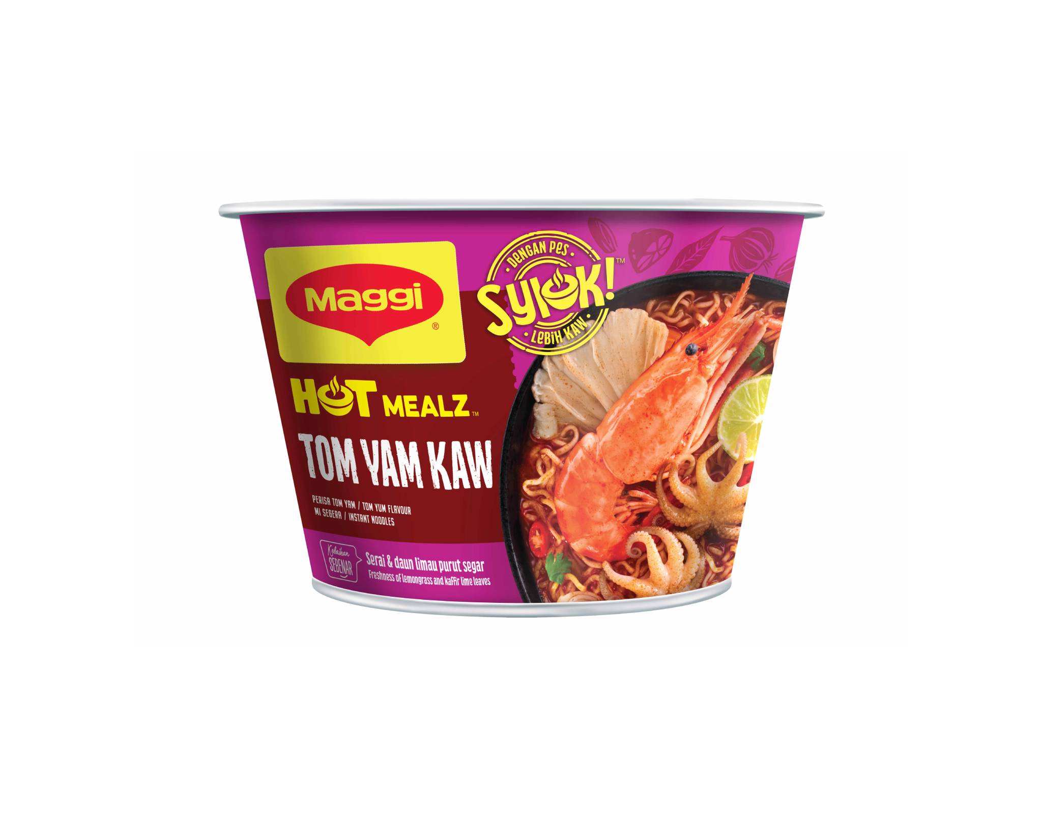 Maggi Tom Yam Kaw Extra, 96g - Spicy Instant Noodles