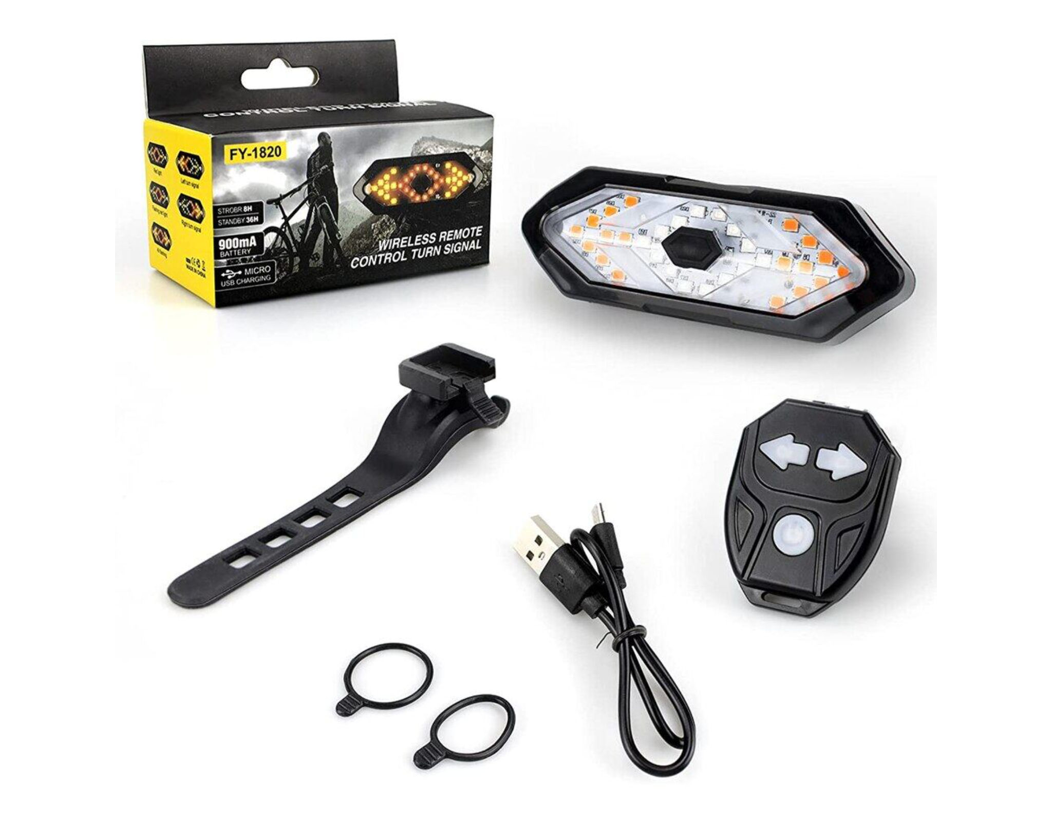 Rear Turn Signal LED Flasher With Wireless Remote Control (FY-1820 ...