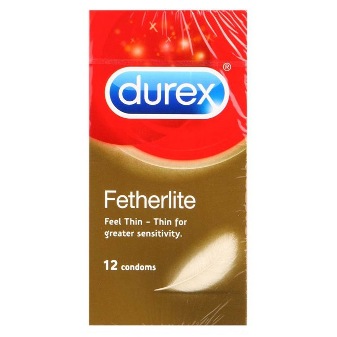 Durex Fetherlite, 12 Condoms - Ultra-Thin Sensitivity