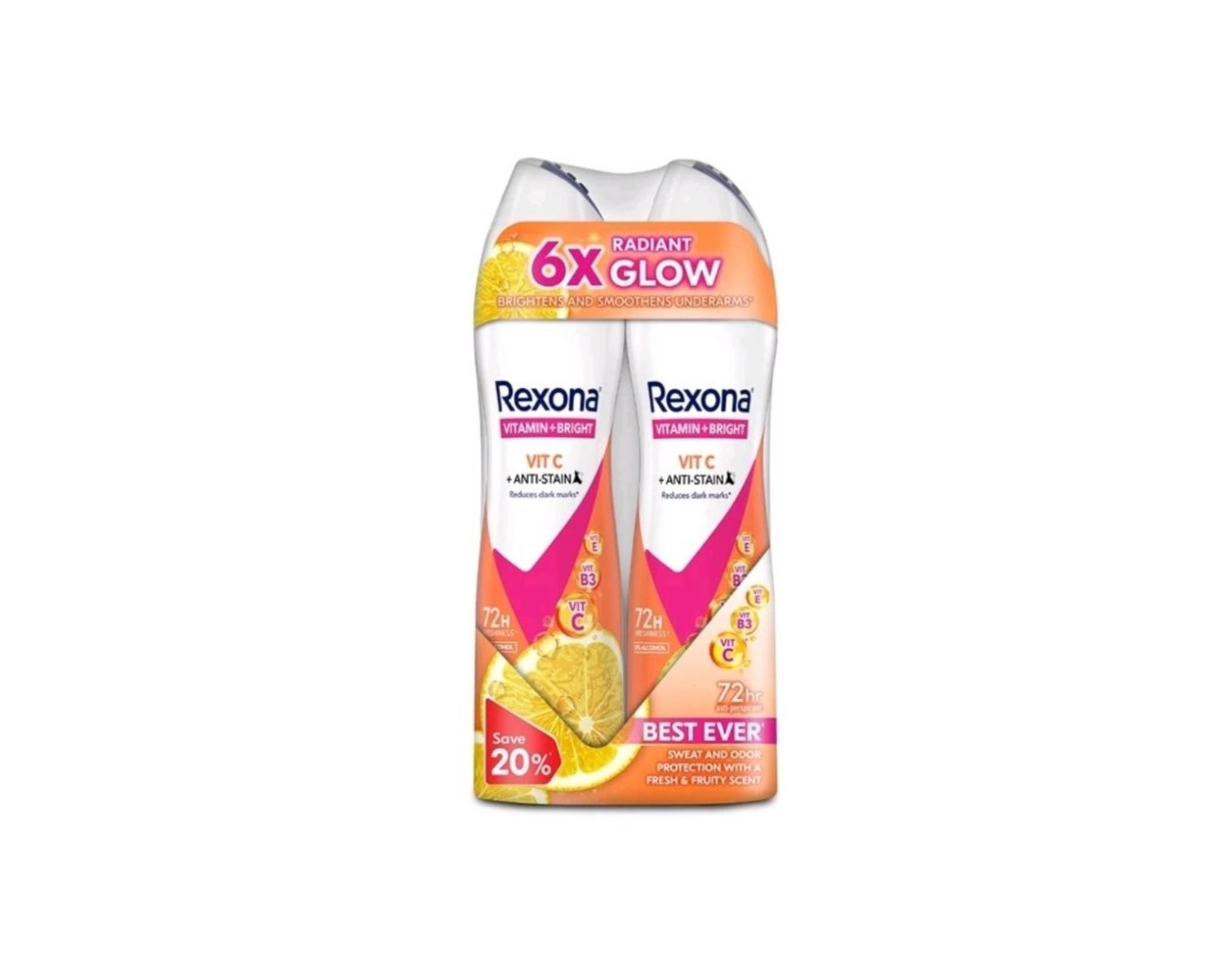 Rexona Deodorant Spray Anti Stain Twinpack | myaeon2go