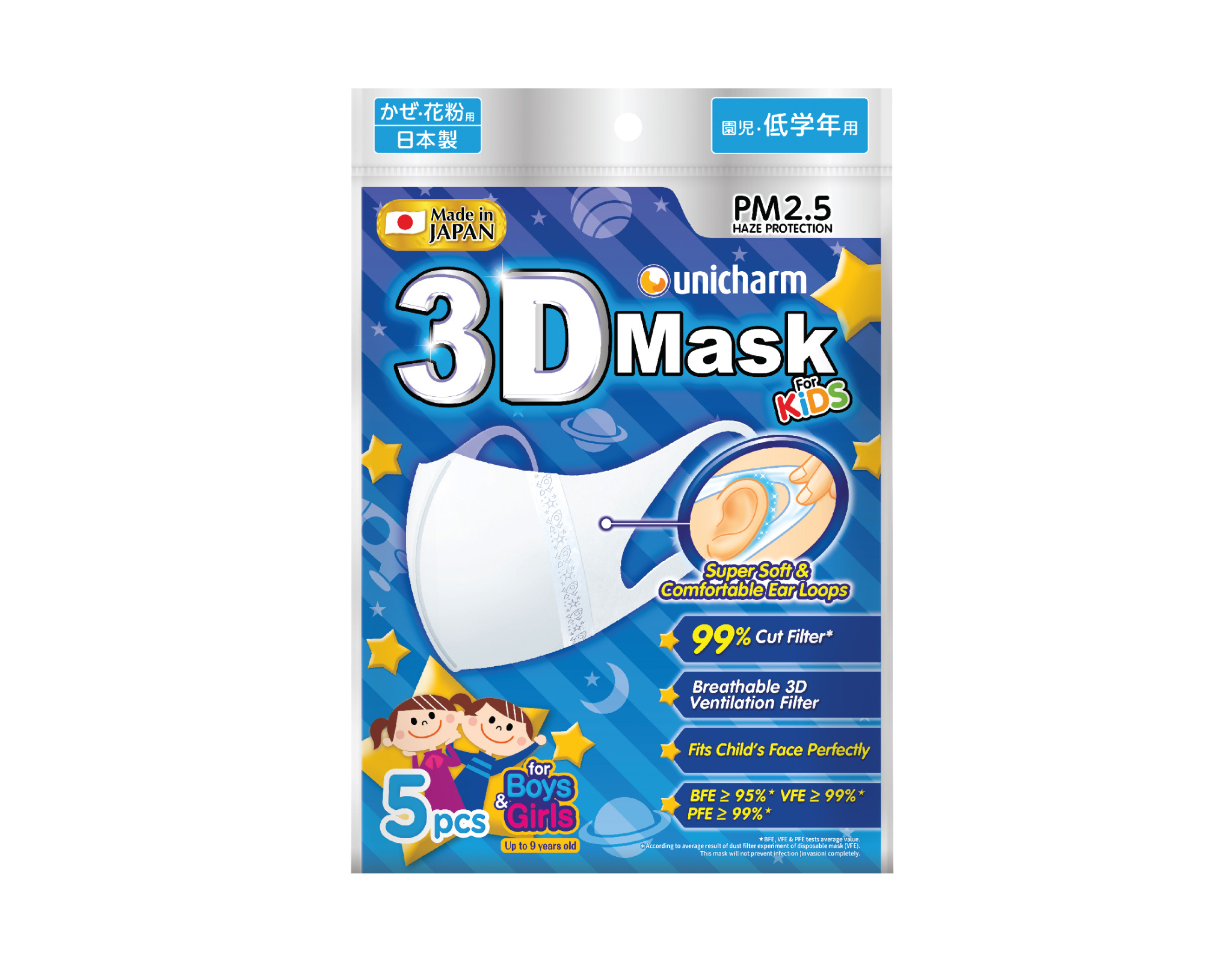 Unicharm 3D Mask Kids | myaeon2go