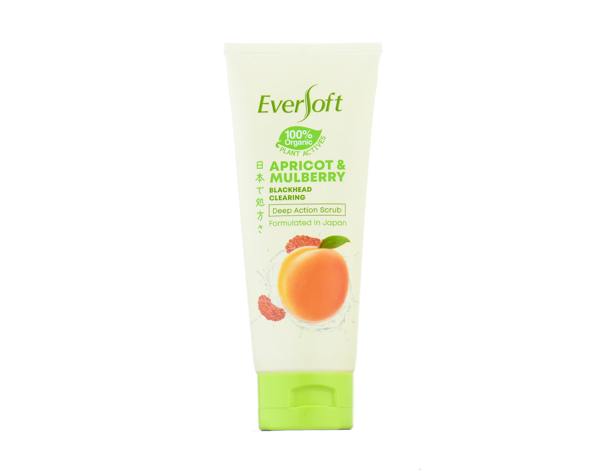 Eversoft Apricot Facial Scrub, 100g - Hydrates & Brightens