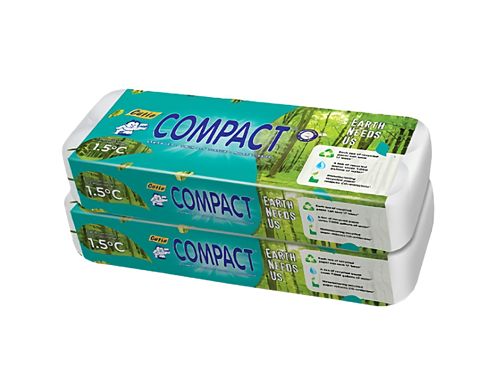 Cutie Compact Toilet Roll - Soft, Strong, and Value-Packed 3