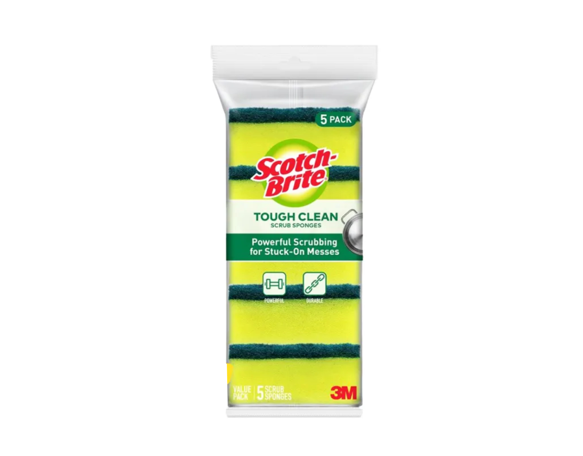 Scotch Brite Easy Tough Clean Anti Bacteria Scrub Sponge 6 Pack | myaeon2go