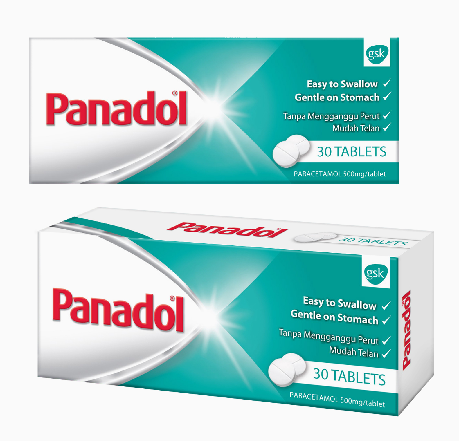 Panadol Coated 3X10'S - Fast Pain Relief