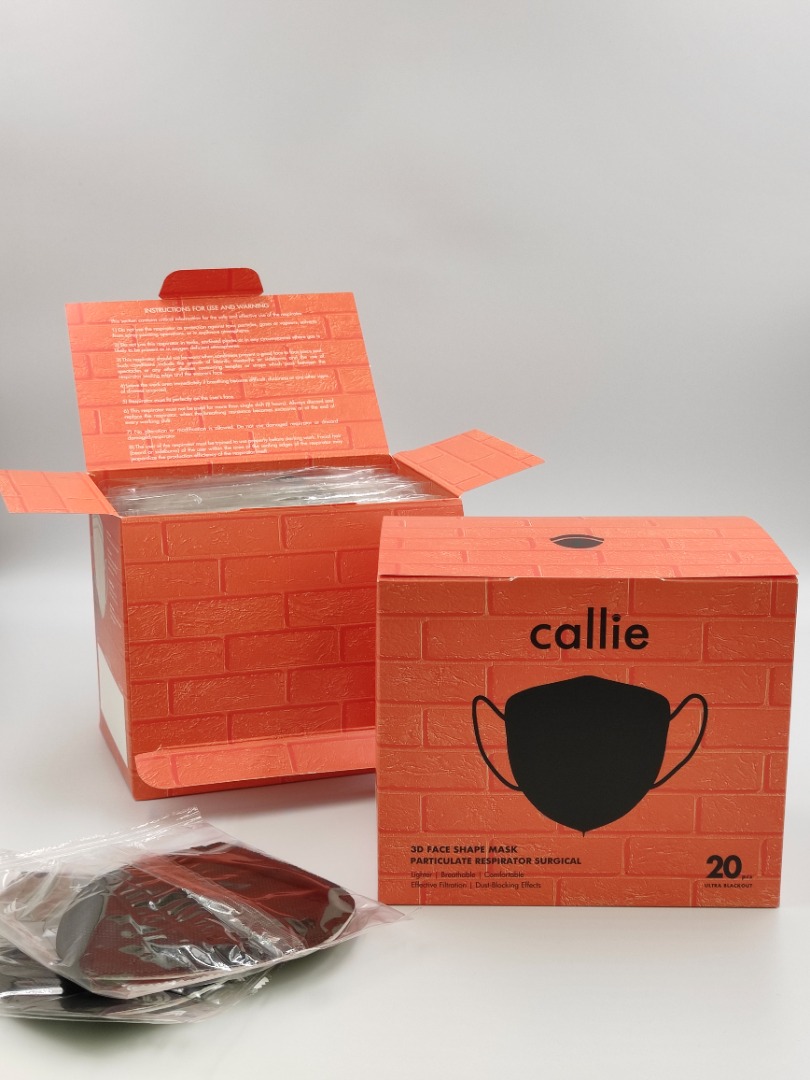 Callie 3D Respirator, 20 pcs - Effective Filtration
