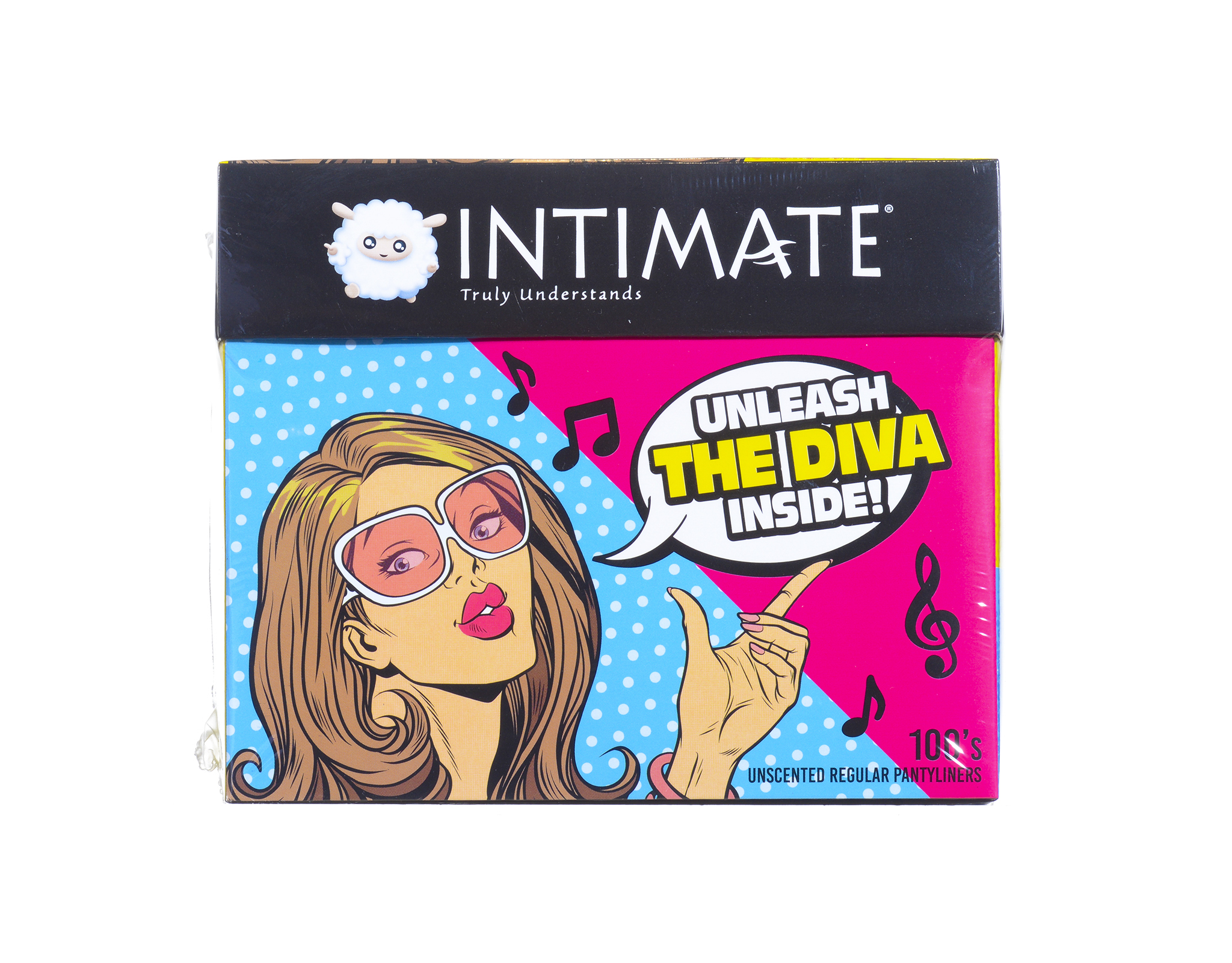 Intimate Regular Panty Liners 100 Pack - Unscented Comfort