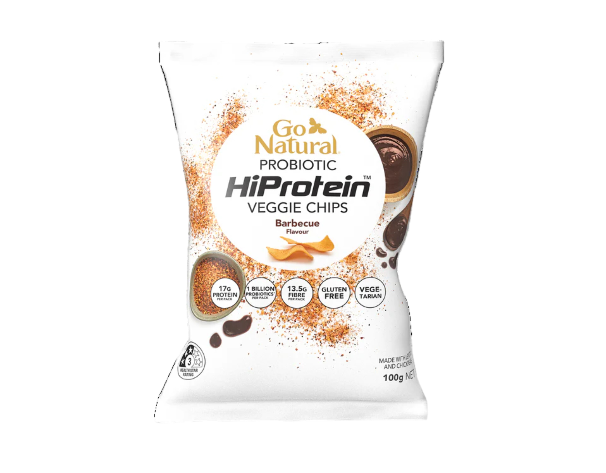Go Natural Probiotic Chips Barbeque Flavour | myaeon2go