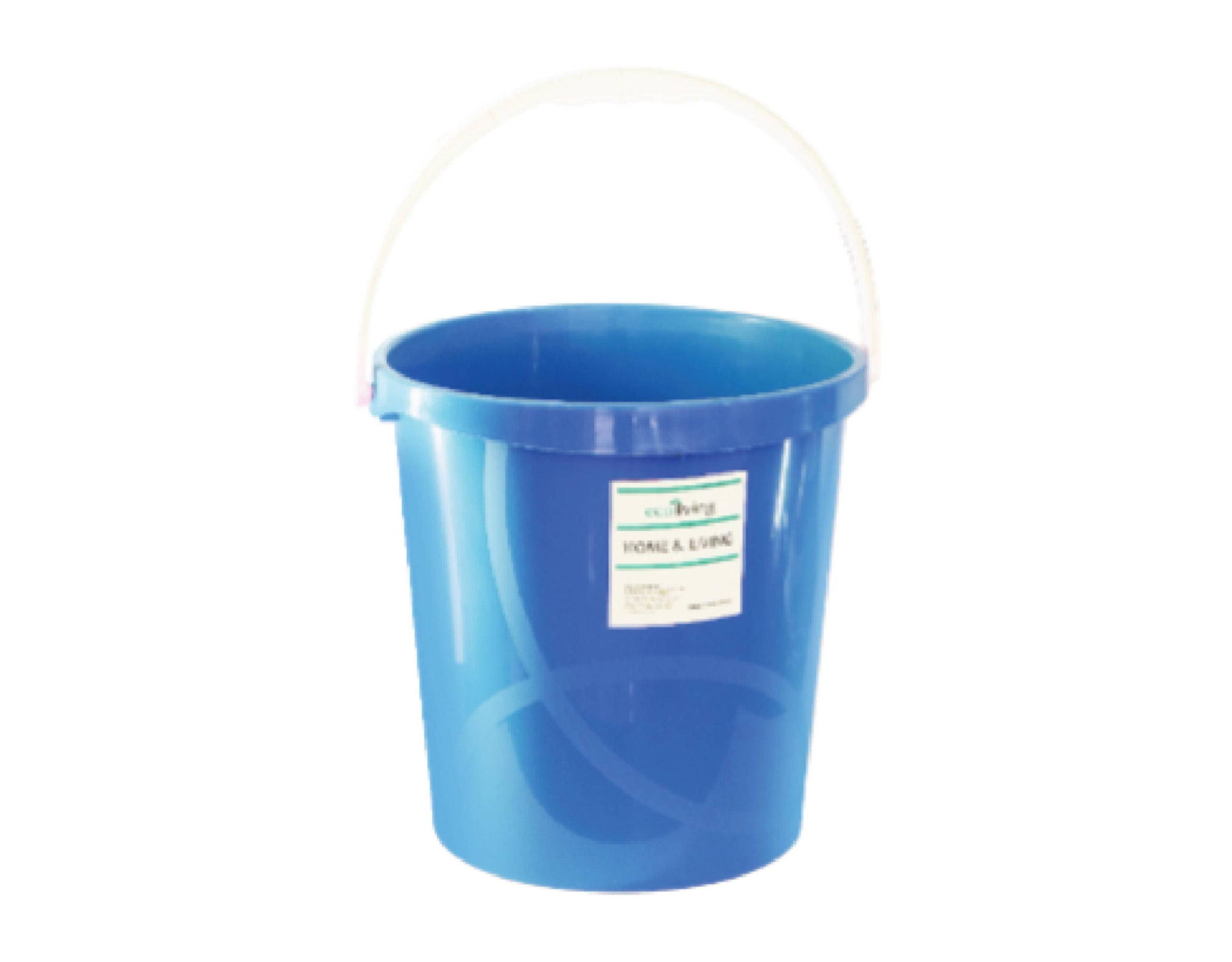 Eco Living Round Stackable Water Pail With Handle Blue (ECO-175 ...