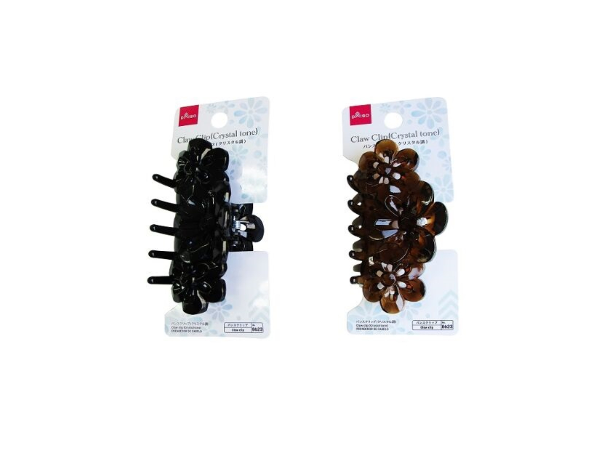 Daiso [SELECTED RANDOMLY] Claw Clip Crystal Tone | myaeon2go