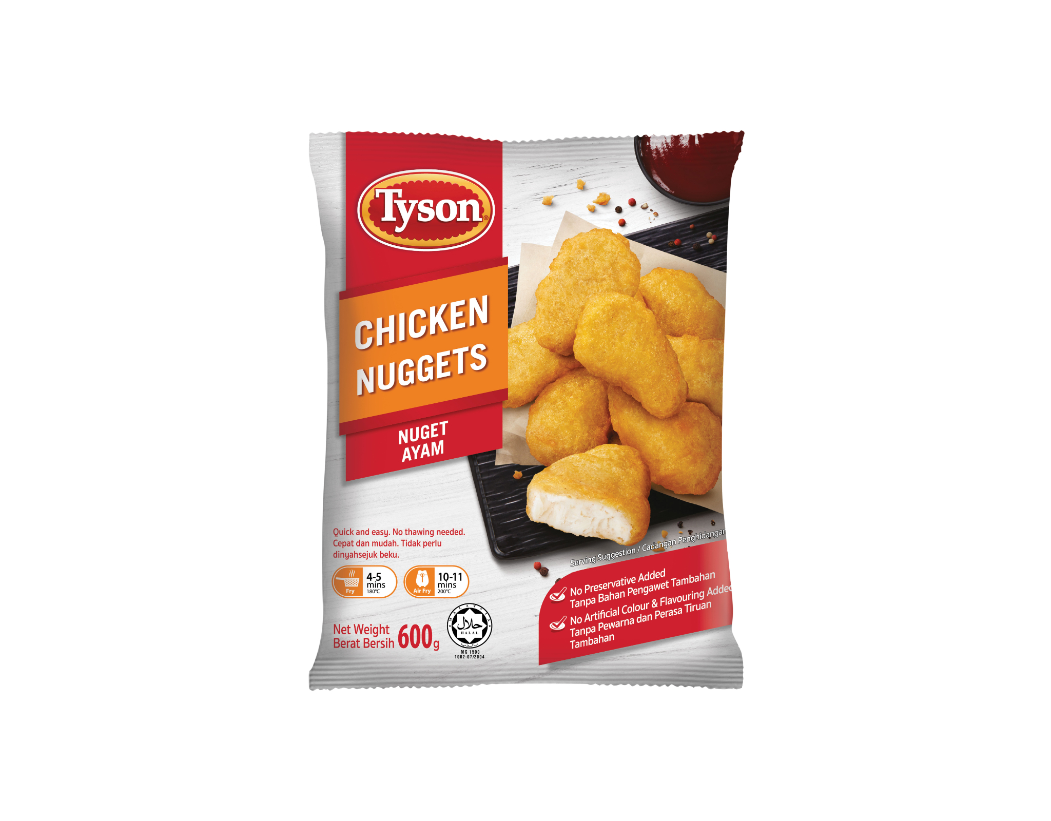 Tyson Chicken Nuggets, 600 g - Quick & Easy