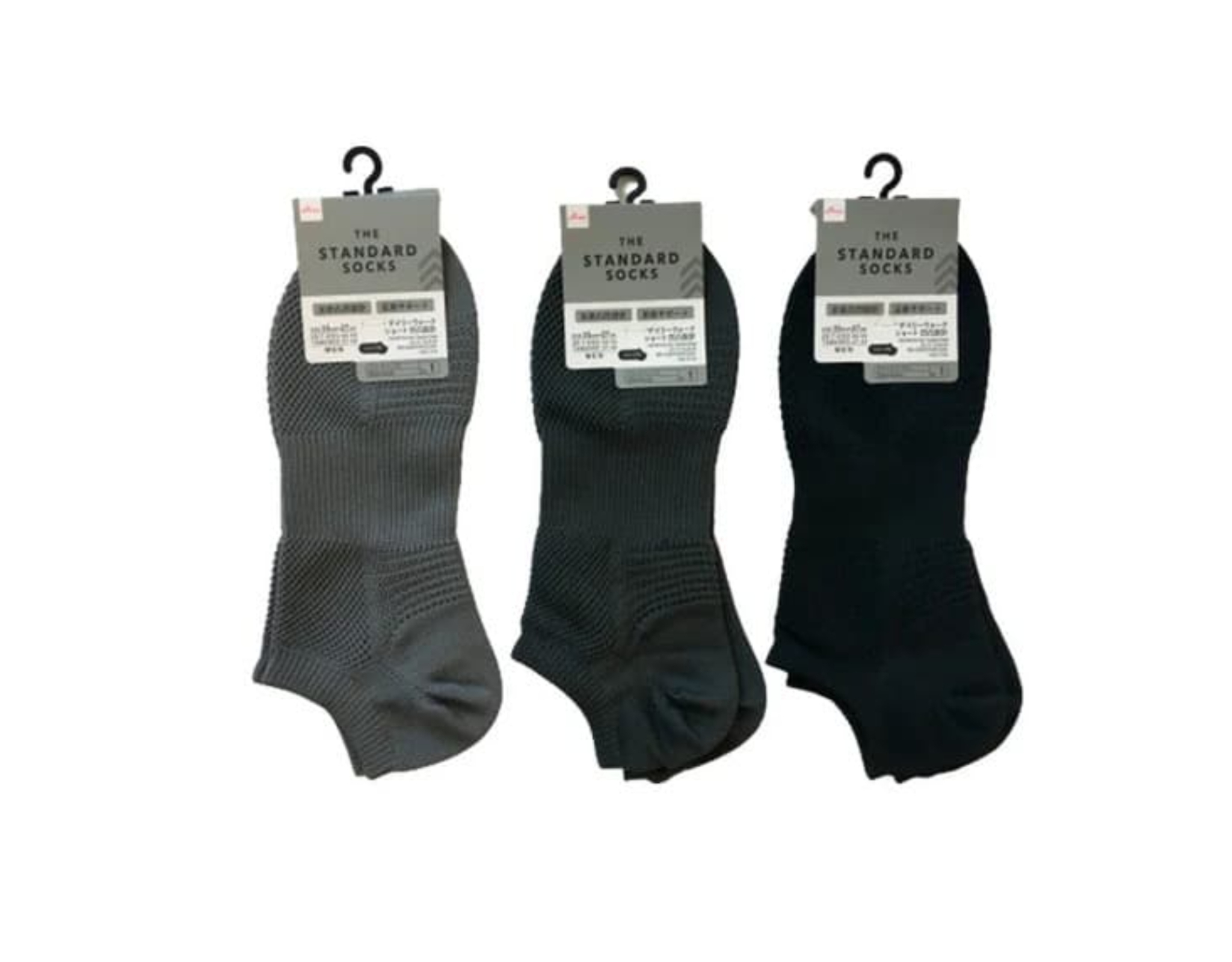 Daiso [SELECTED RANDOMLY] Daily Walk Short Socks Roughness Design ...