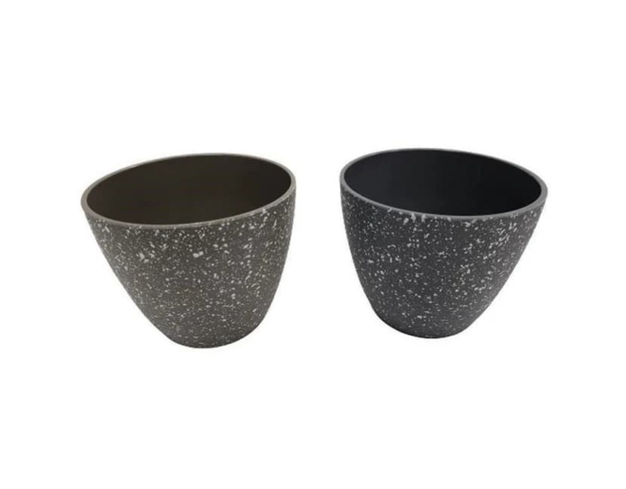 Daiso [SELECTED RANDOMLY] Flower Pot Black | myaeon2go