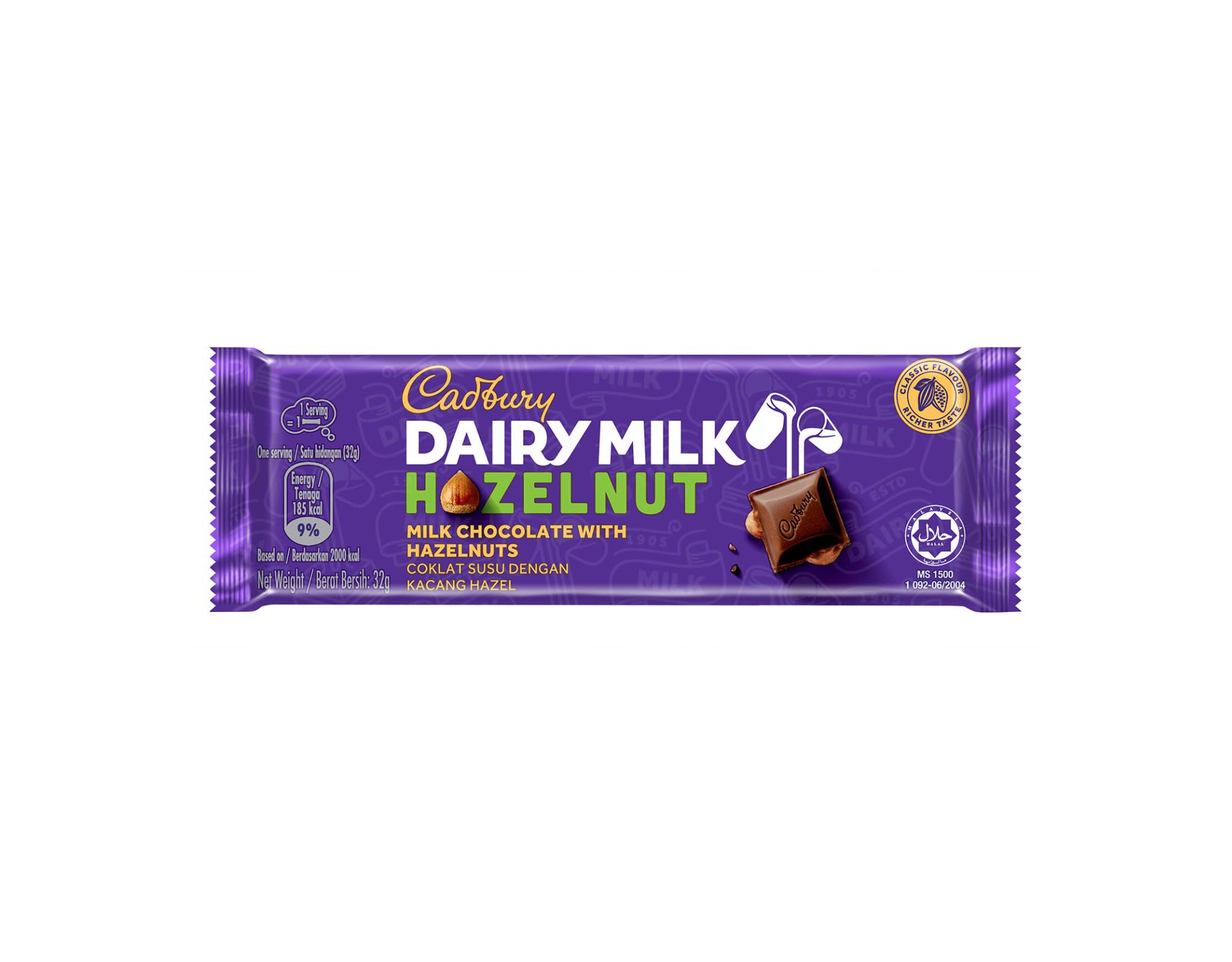 myAEON2GO | Cadbury Dairy Milk Bar Hazelnut 37 g