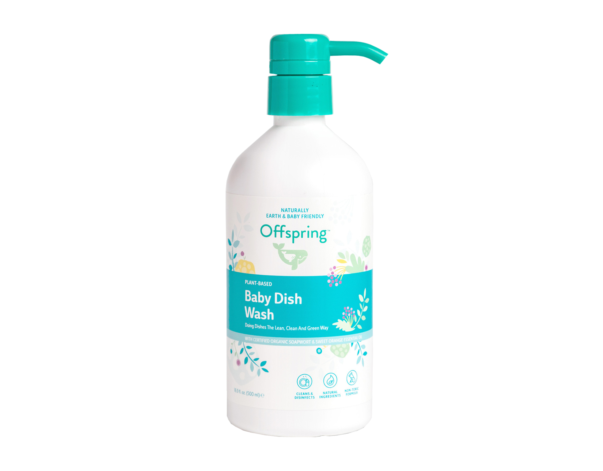 Offspring Baby Dish Wash, 500ml - Safe & Eco-Friendly