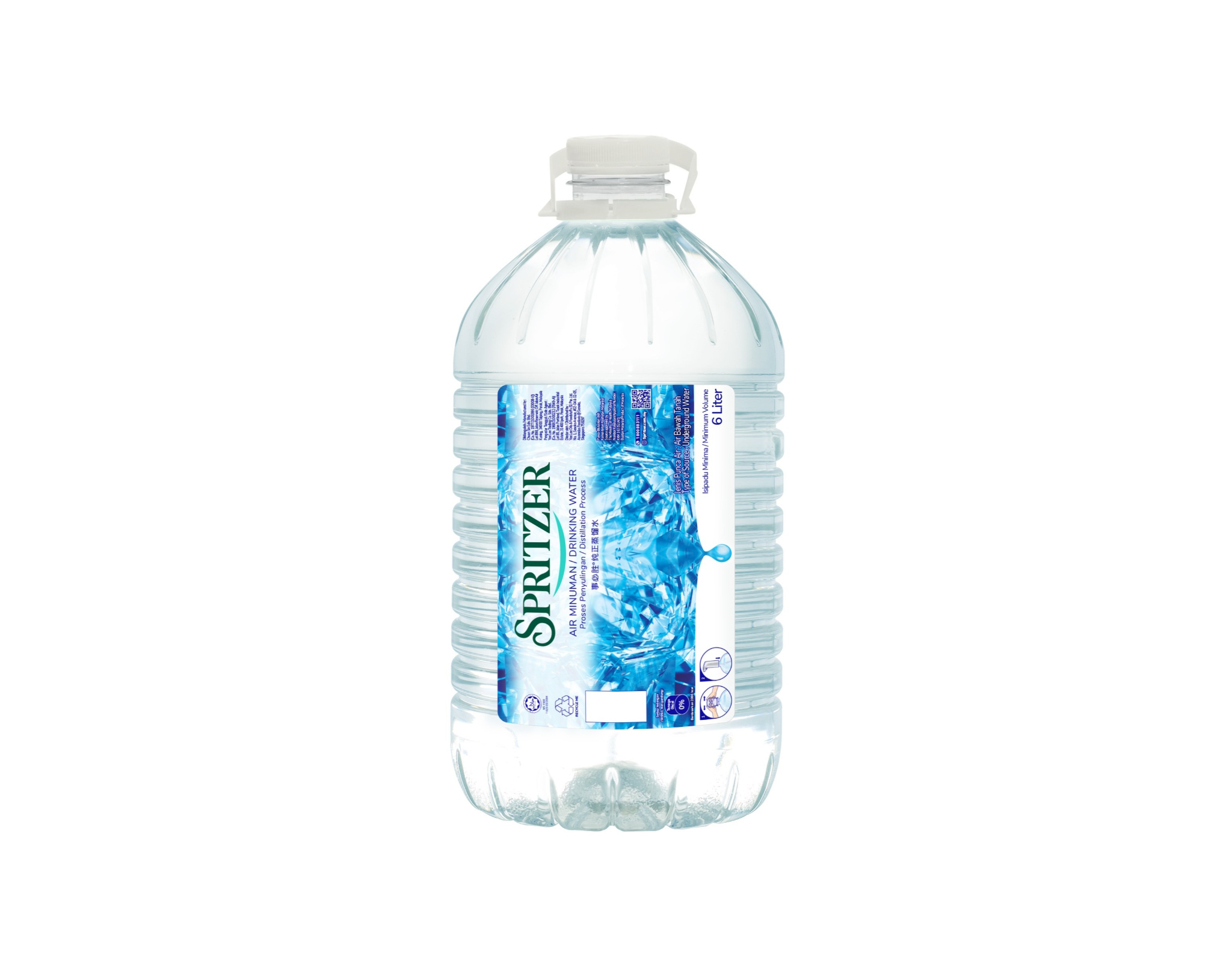Spritzer Distilled Water 6L - Pure & Refreshing