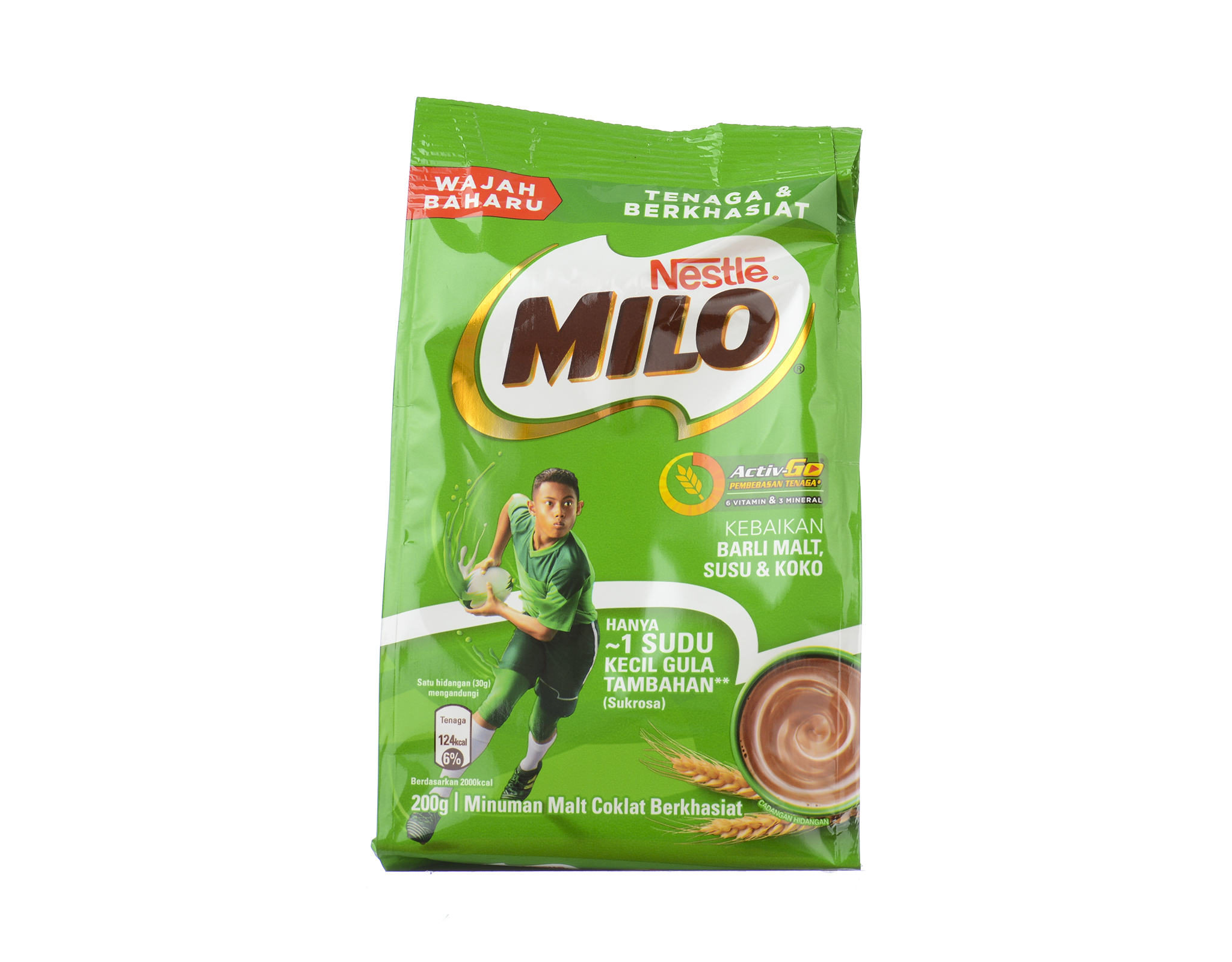 Milo Activ-Go Refill, 200g - Energy Boosting