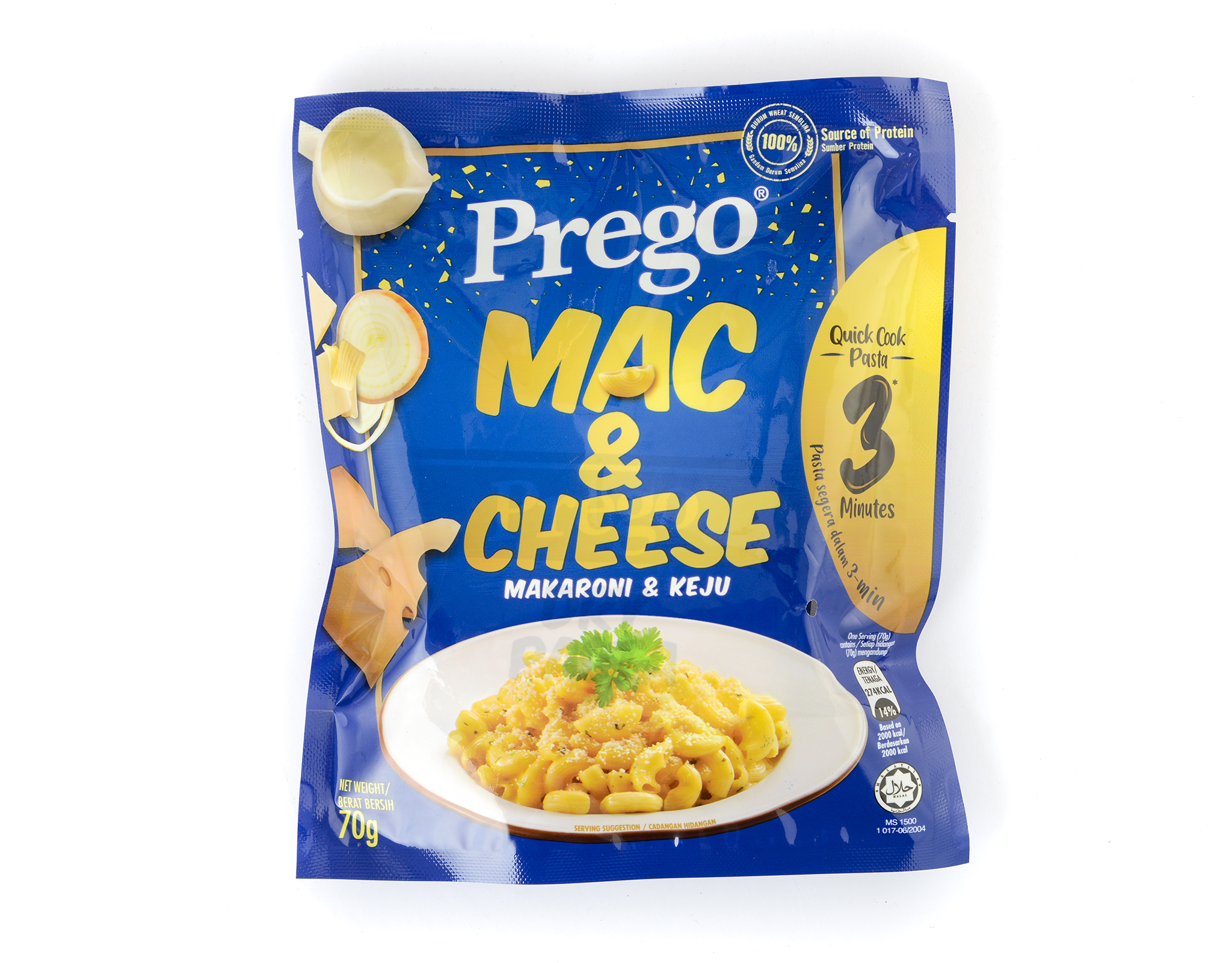 Prego Mac & Cheese, 70g - Quick 3-Minute Pasta