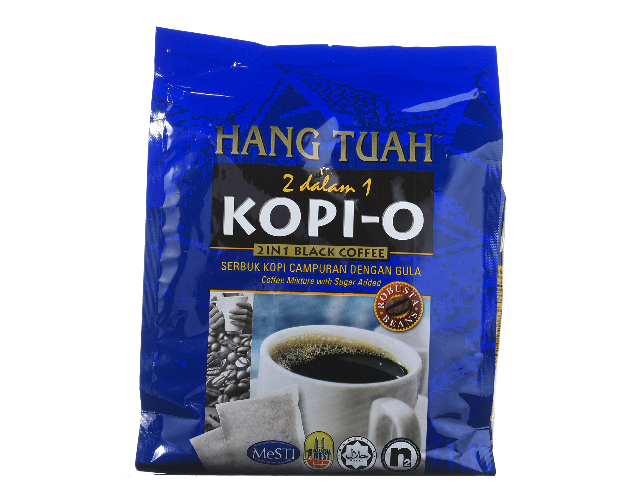 Hang Tuah Kopi-O 2 In 1 Robusta Bean (Blue) | myaeon2go