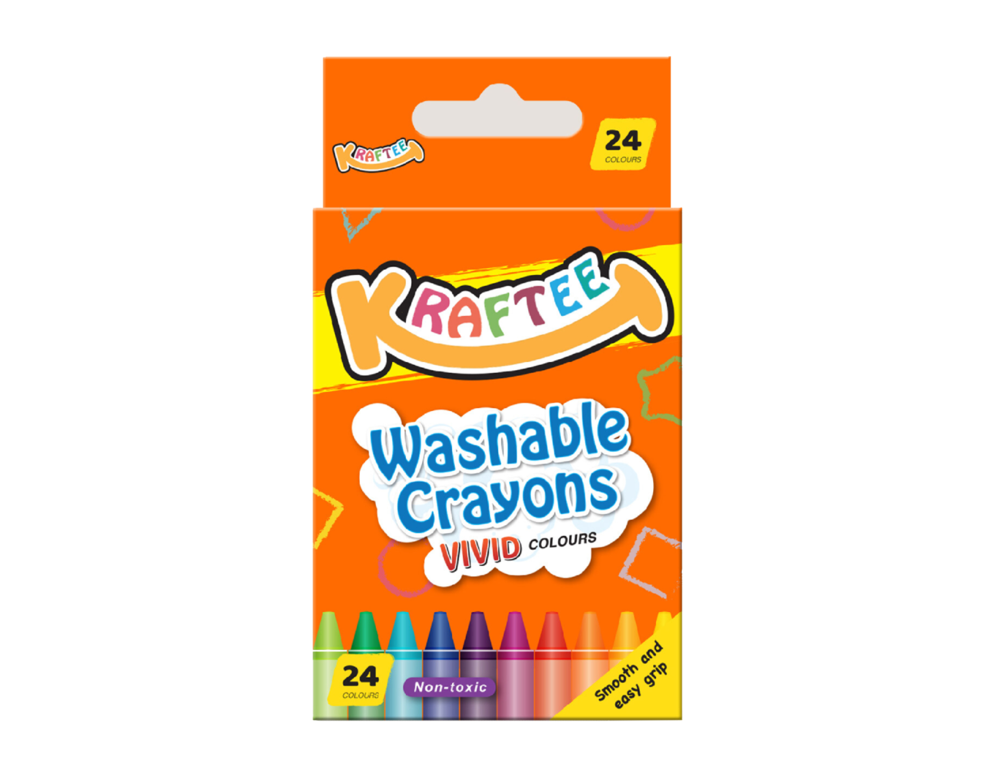 Kraftee Washable Crayons | myaeon2go