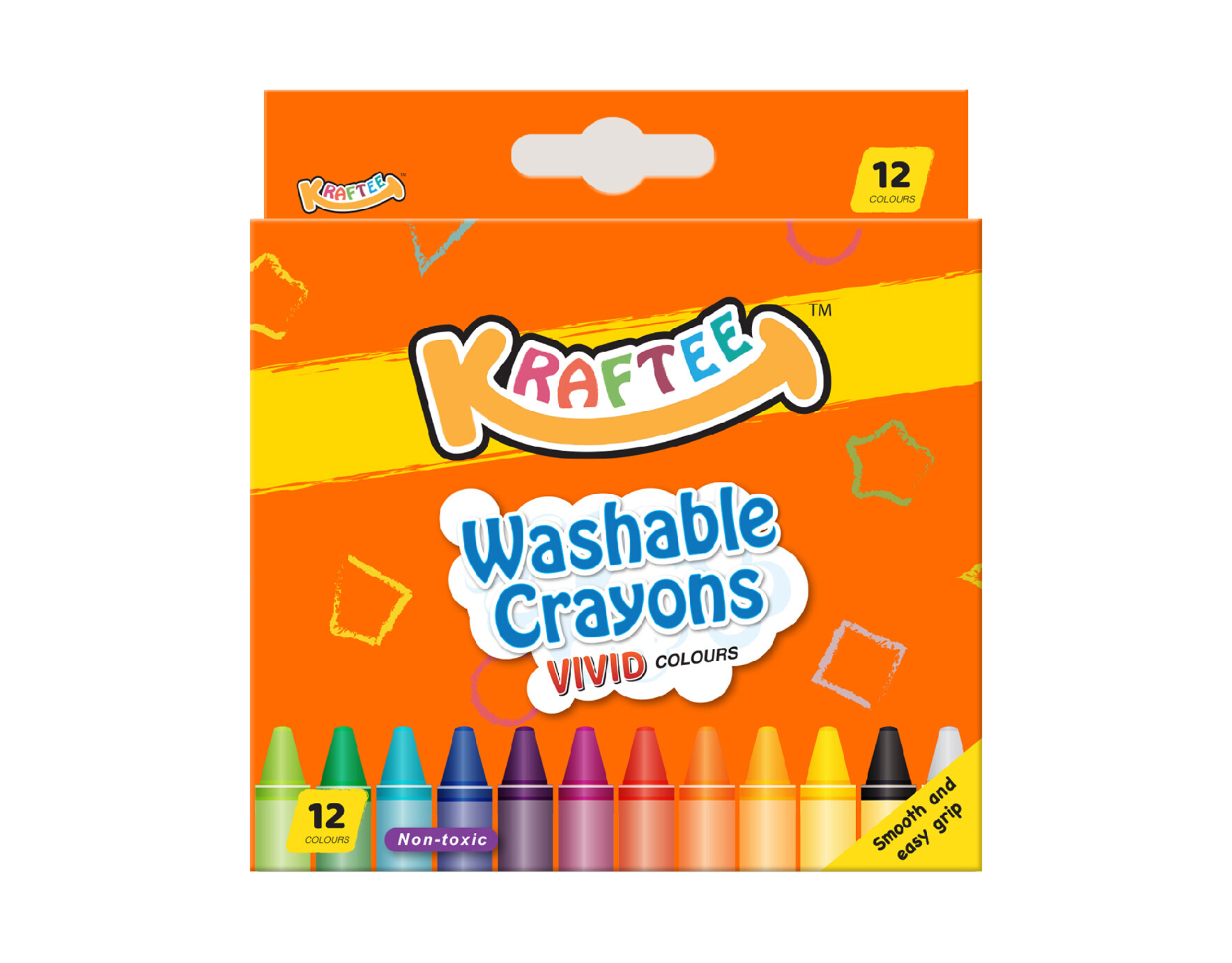 Kraftee Washable Crayons | myaeon2go