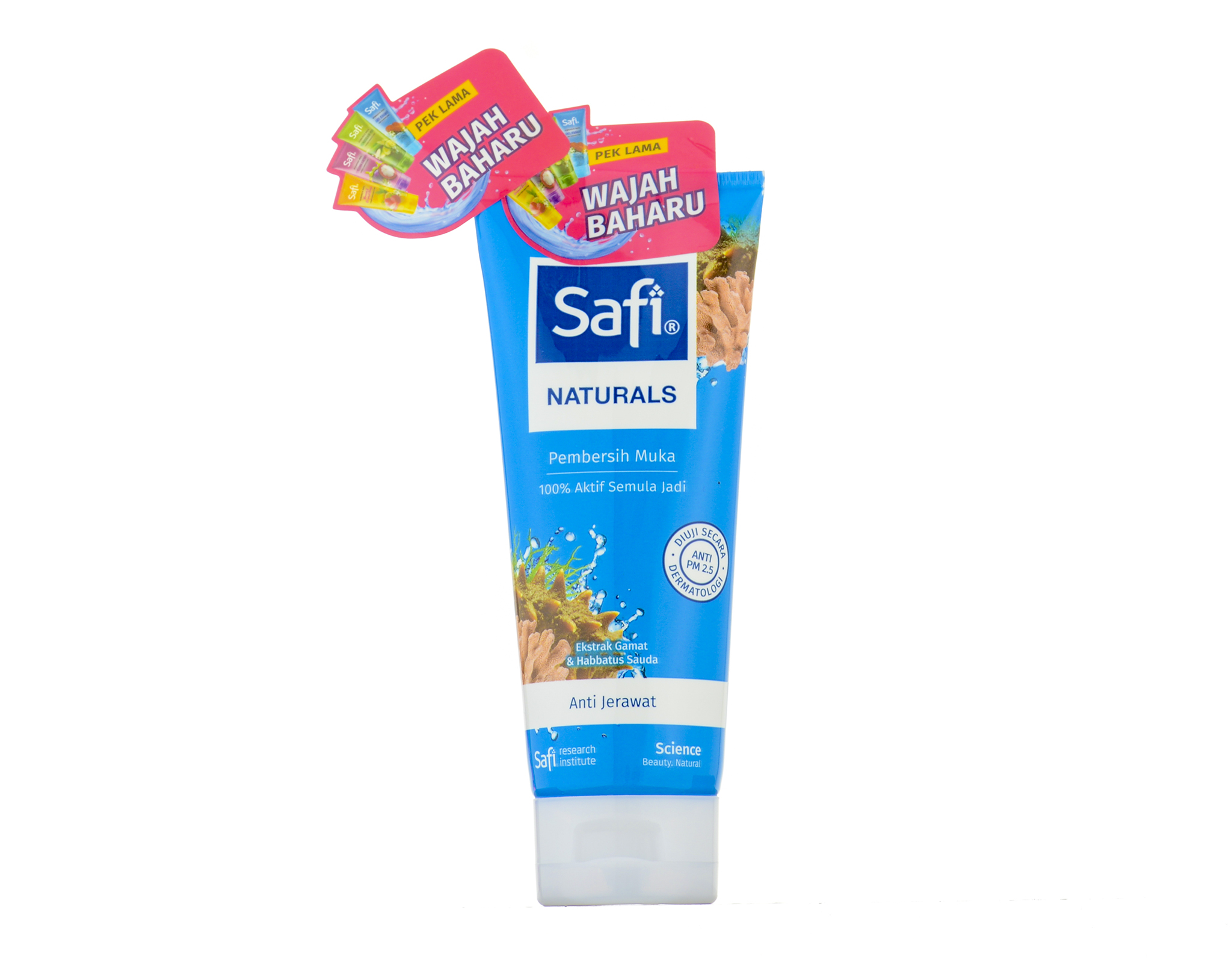 Safi Pembersih Muka Sari Gamat, 100g - Anti-Acne Cleanser