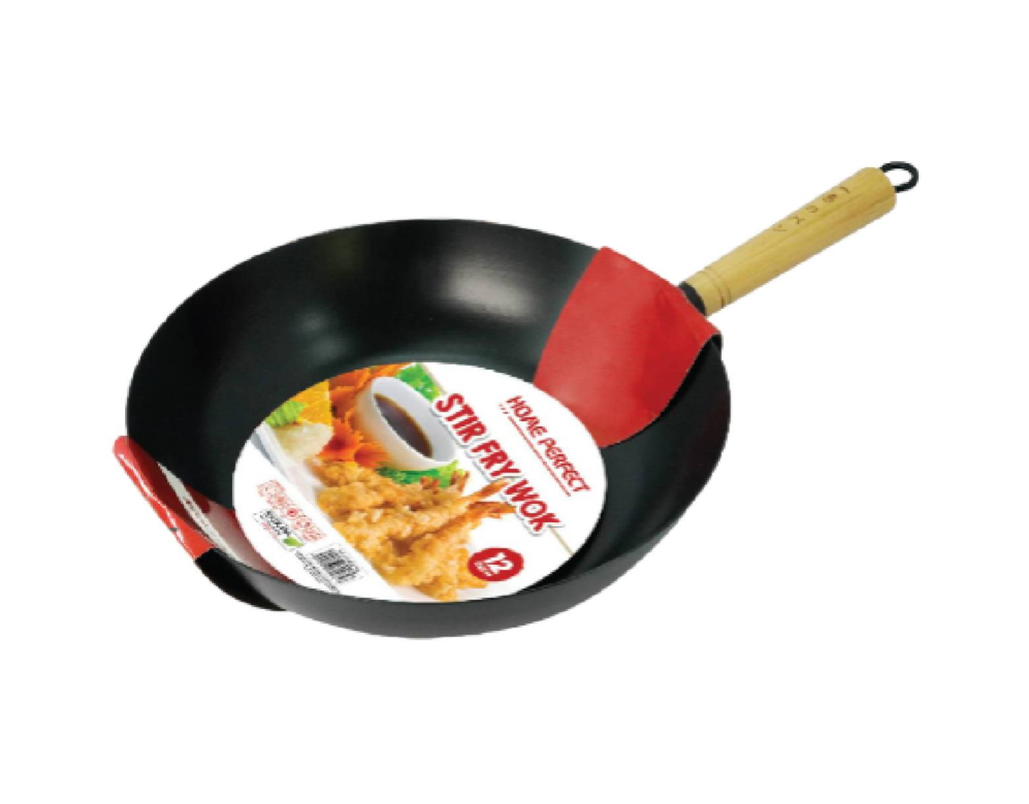 Home Perfect Non-Stick Induction Extra Deep Fast Heat Stir Fry Wok With ...