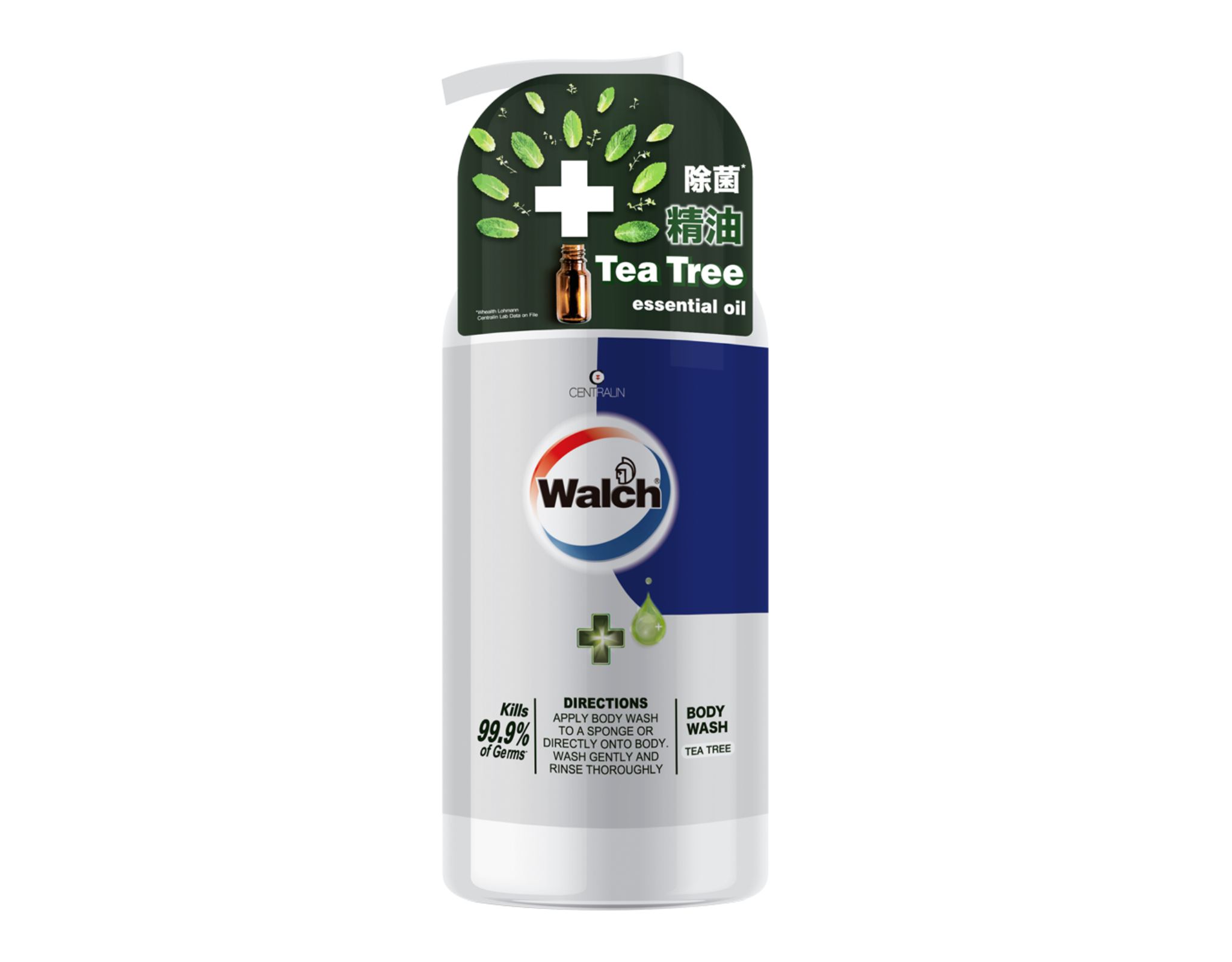 Walch Essential Oil Body Wash Tea Tree | myaeon2go