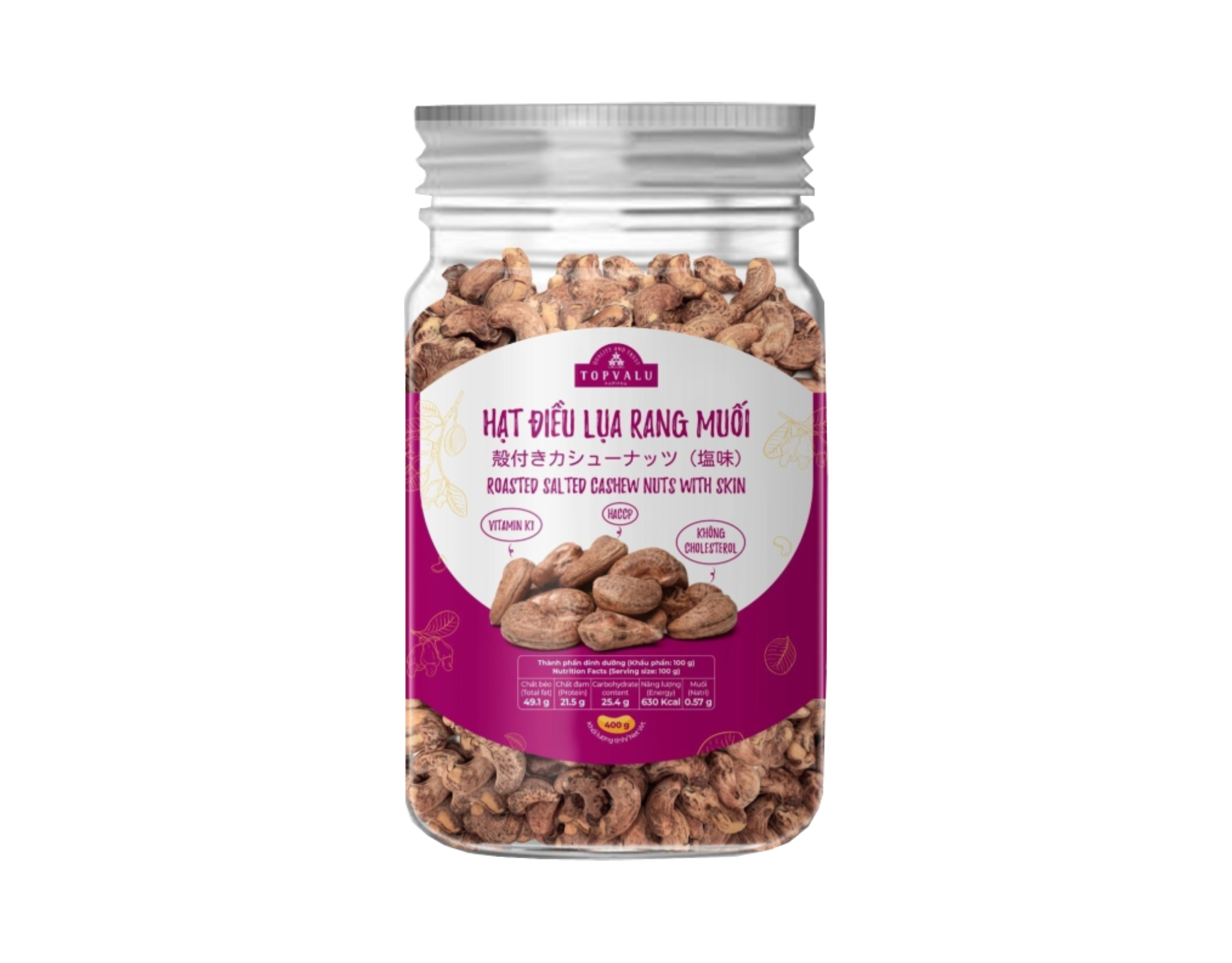 TOPVALU Cashew Nuts With Skin | myaeon2go