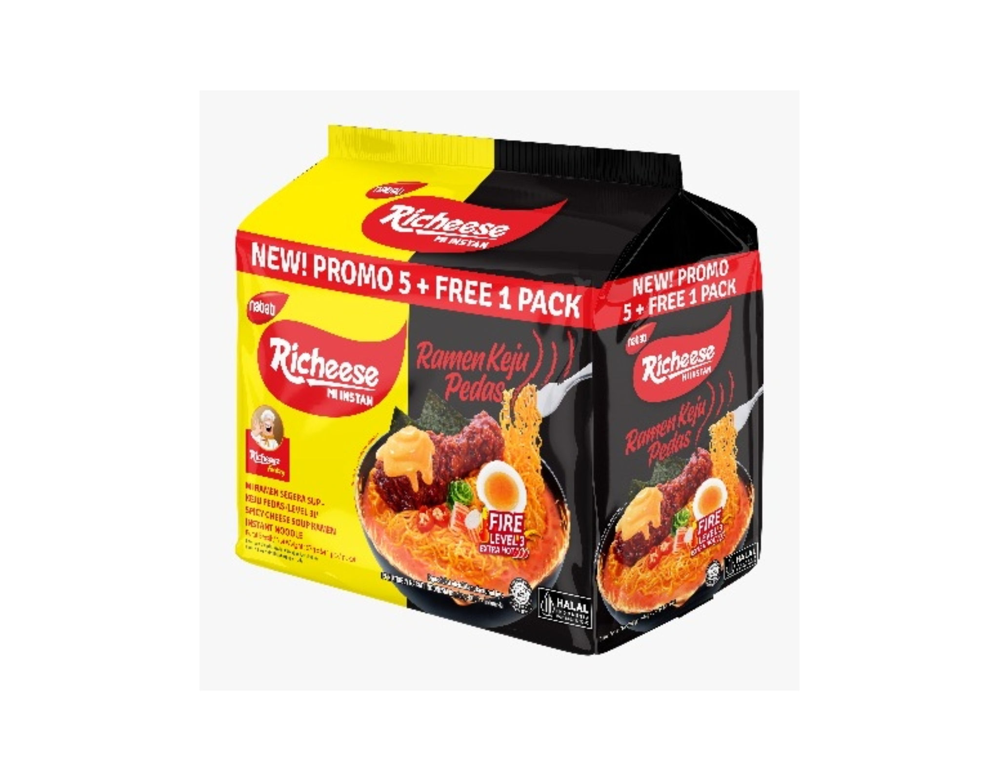 Nabati Spicy Cheese Soup Ramen Level 3 | myaeon2go