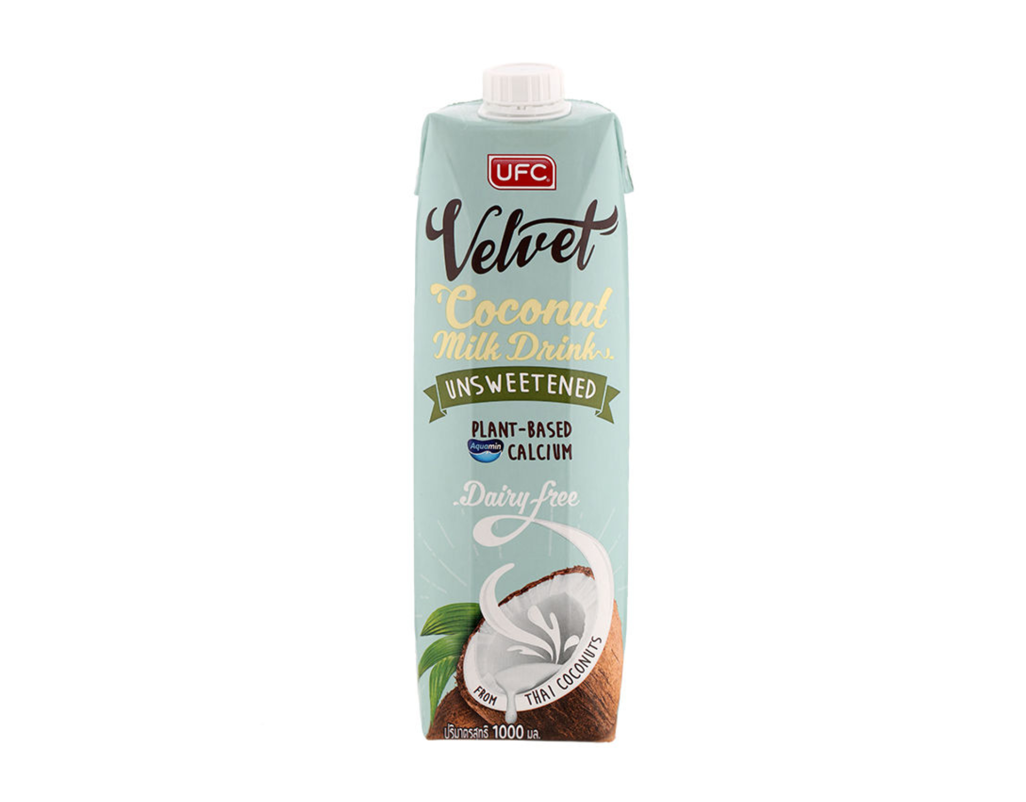 UFC Velvet Coconut Milk Drink Unsweetened, 1L - Dairy-Free