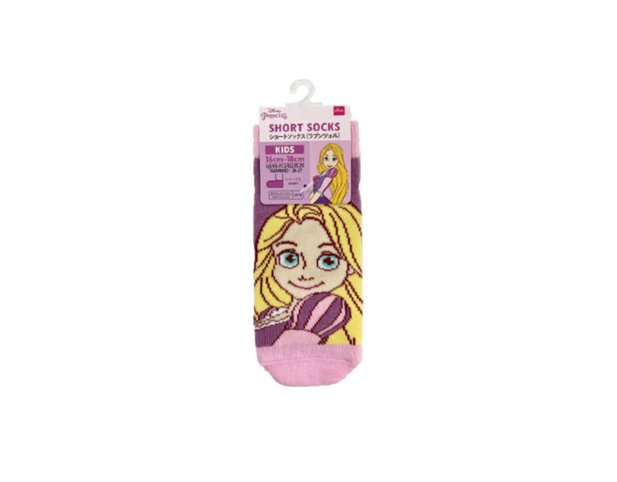 Daiso Disney Socks Kids Rapunzel | myaeon2go