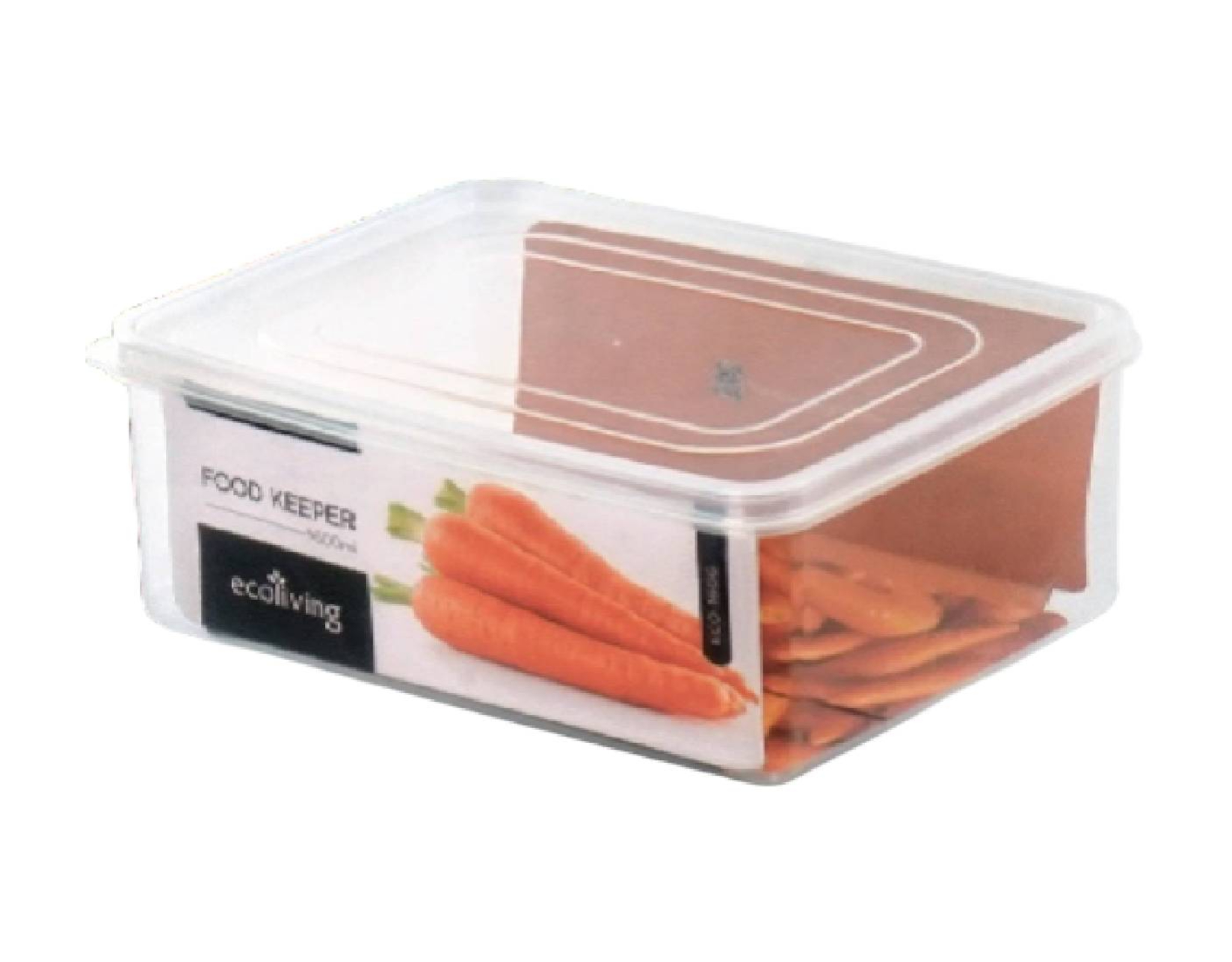 Eco Living Stackable Storage Container With Cover (ECO-1606) | myaeon2go