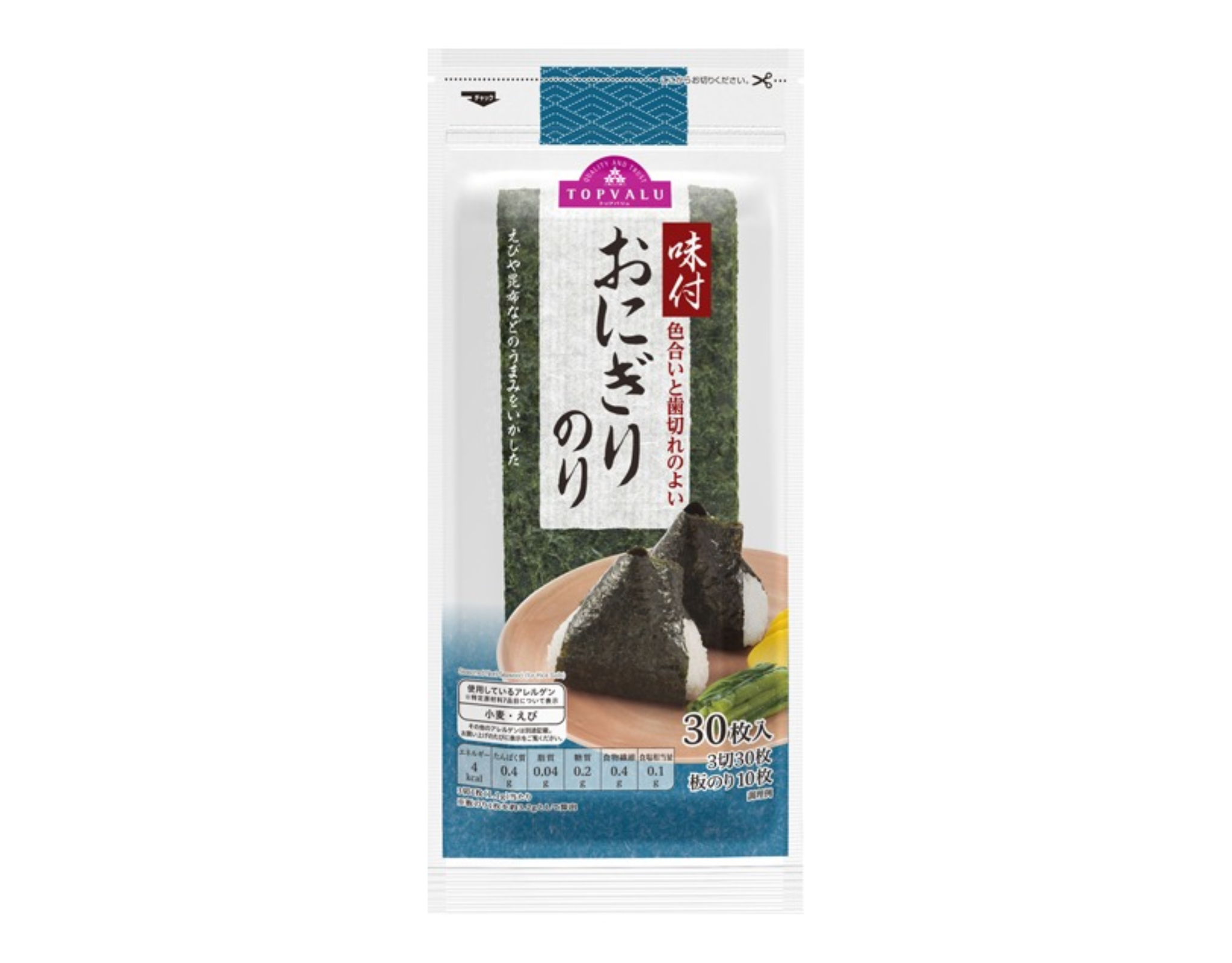 TOPVALU Seasoned Seaweed For Onigiri | myaeon2go