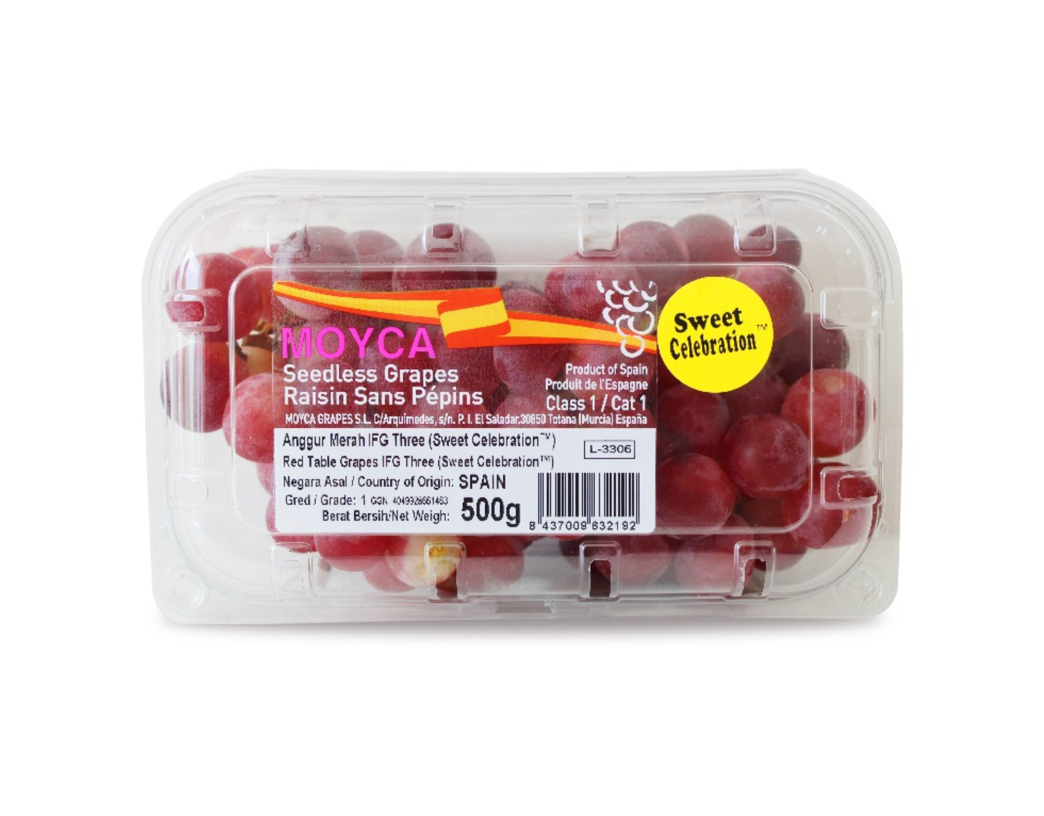 Moyca Spain Sweet Celebration Red Seedless 1 Pack | myaeon2go