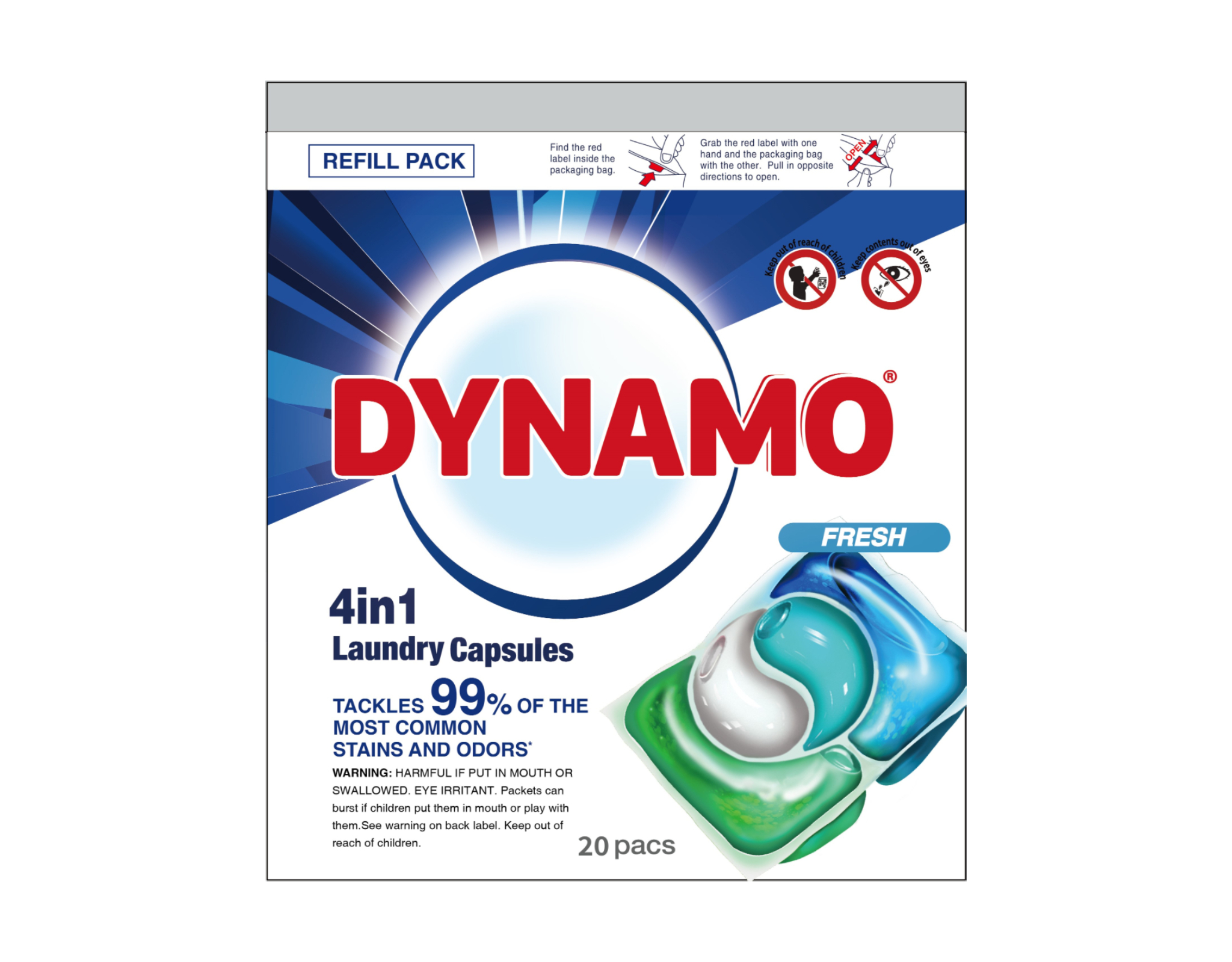 Dynamo 4-In-1 Capsules Fresh Refill | myaeon2go