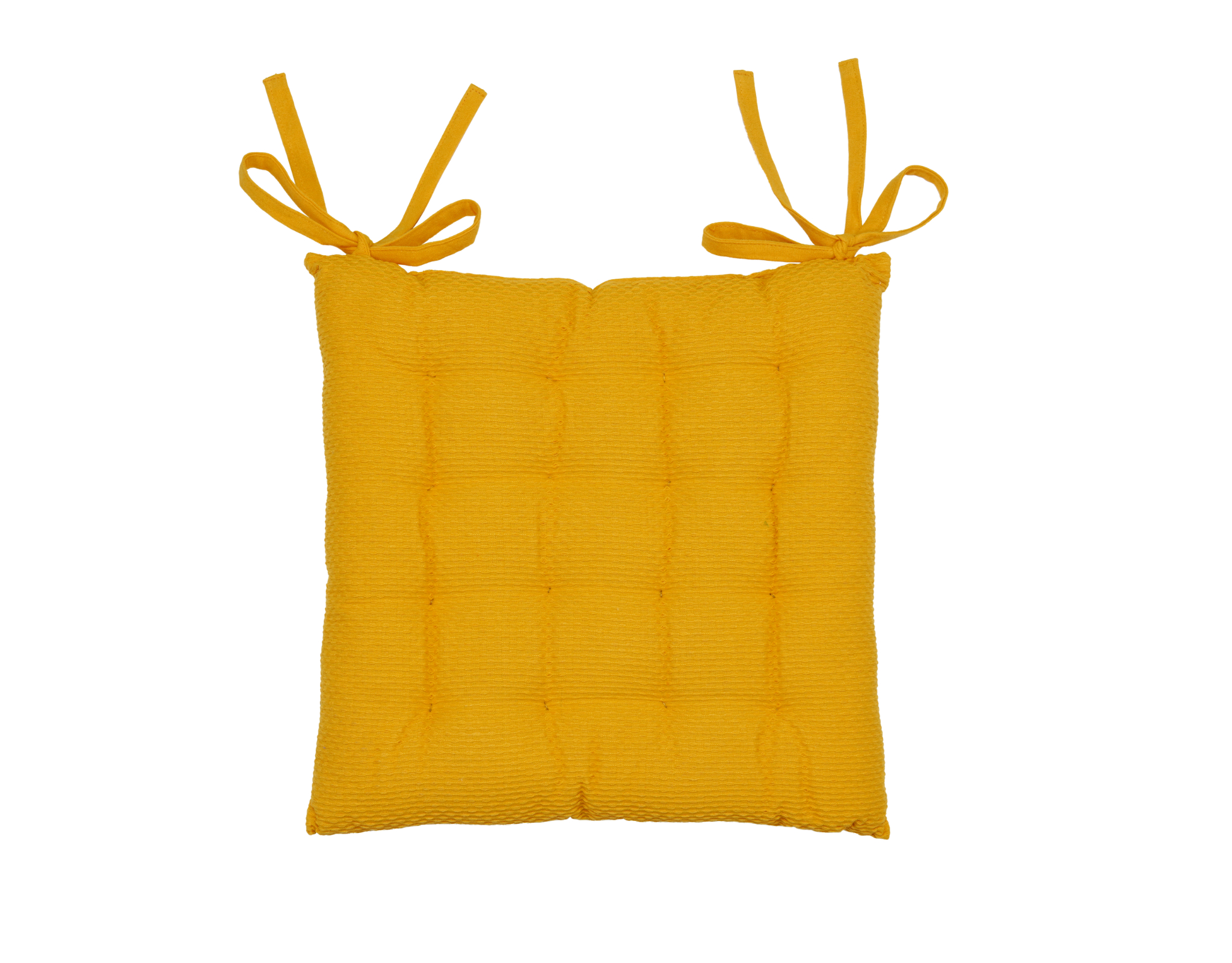 Letgo CNY Style Self Design Solid Chair Pad Yellow | myaeon2go