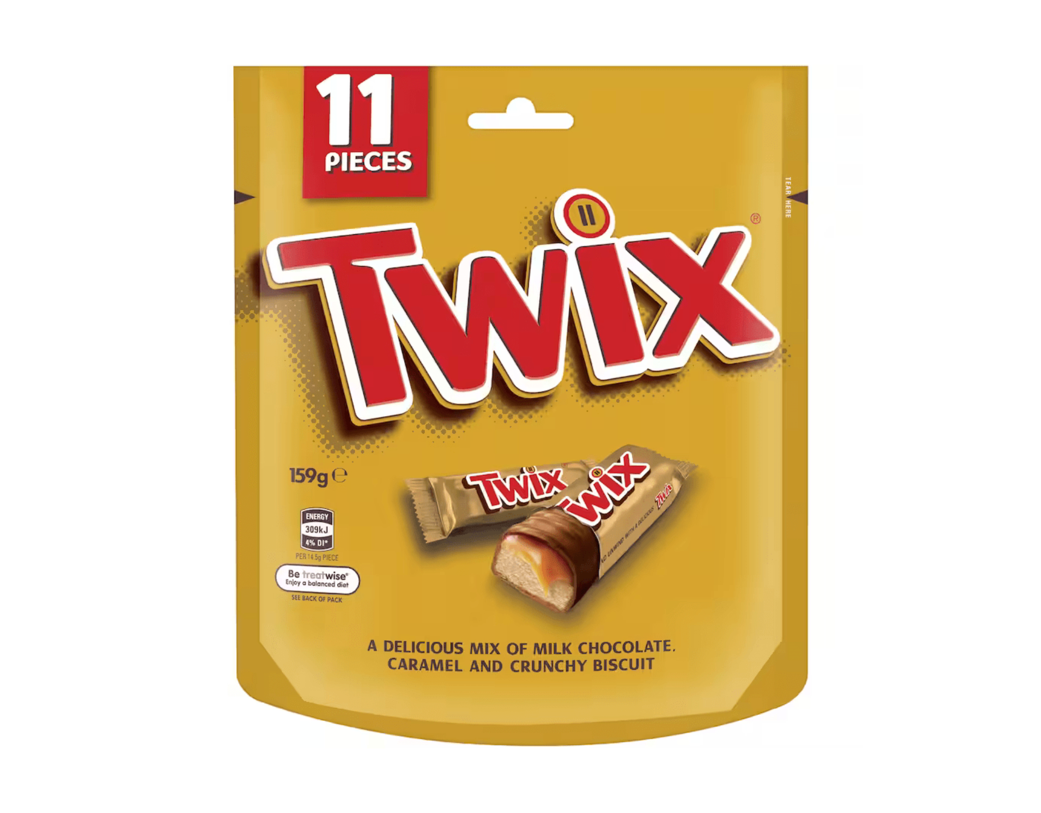 Twix Minis Funsize, 159g - Delicious Chocolate Treat