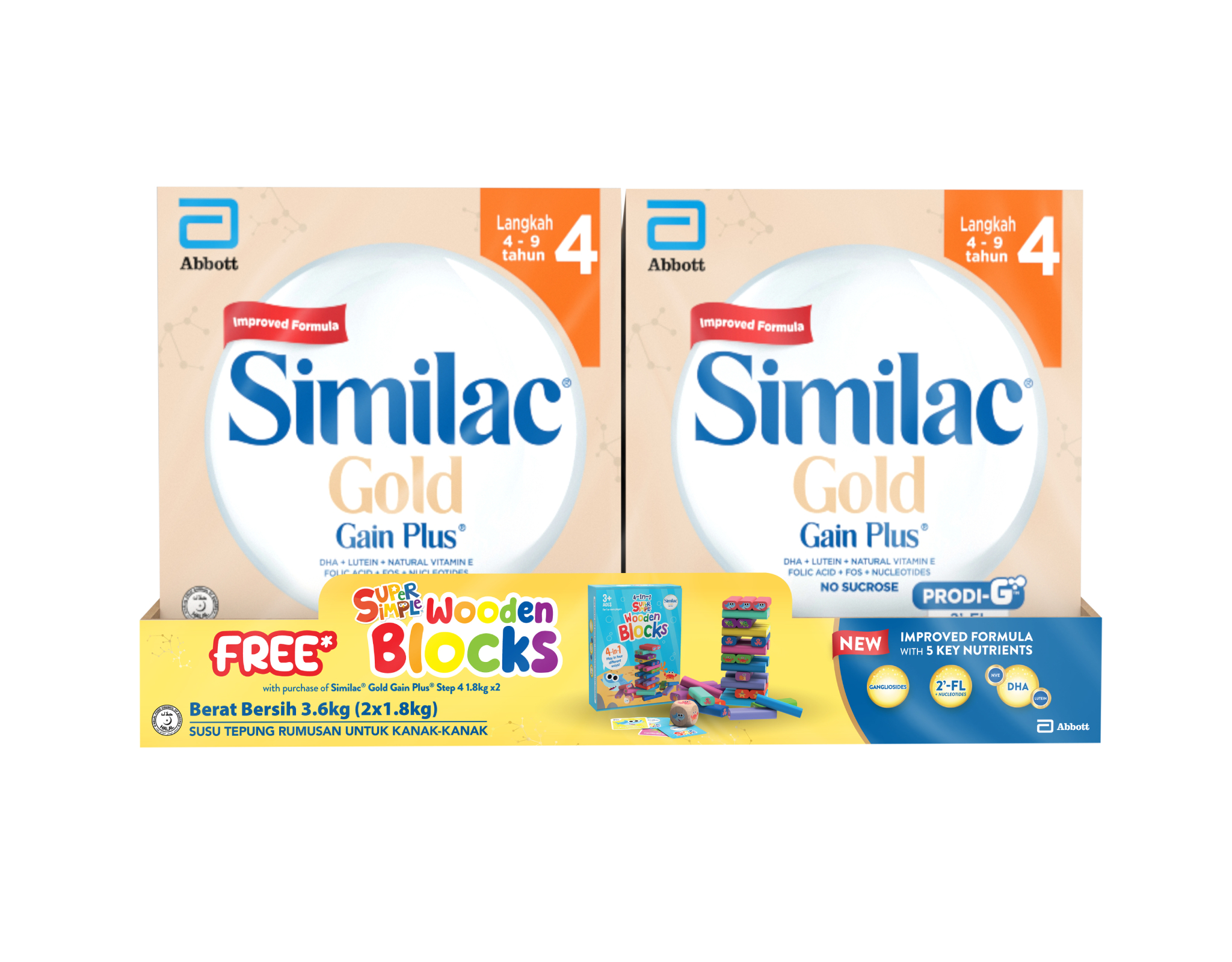 Similac Step 4 Bib FOC Colour Bear | myaeon2go