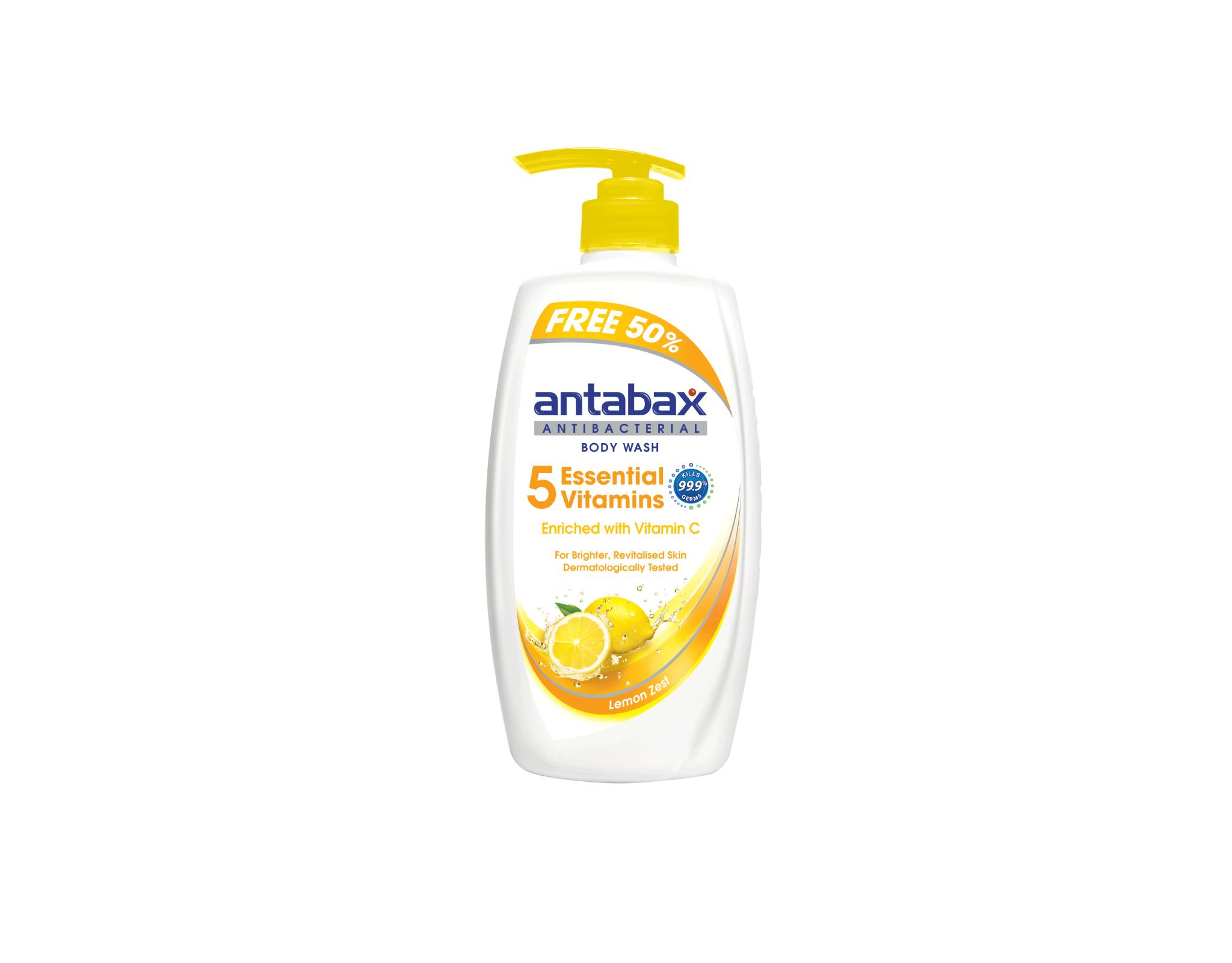 Antabax Antibacterial Shower Cream Lemon Zest | myaeon2go