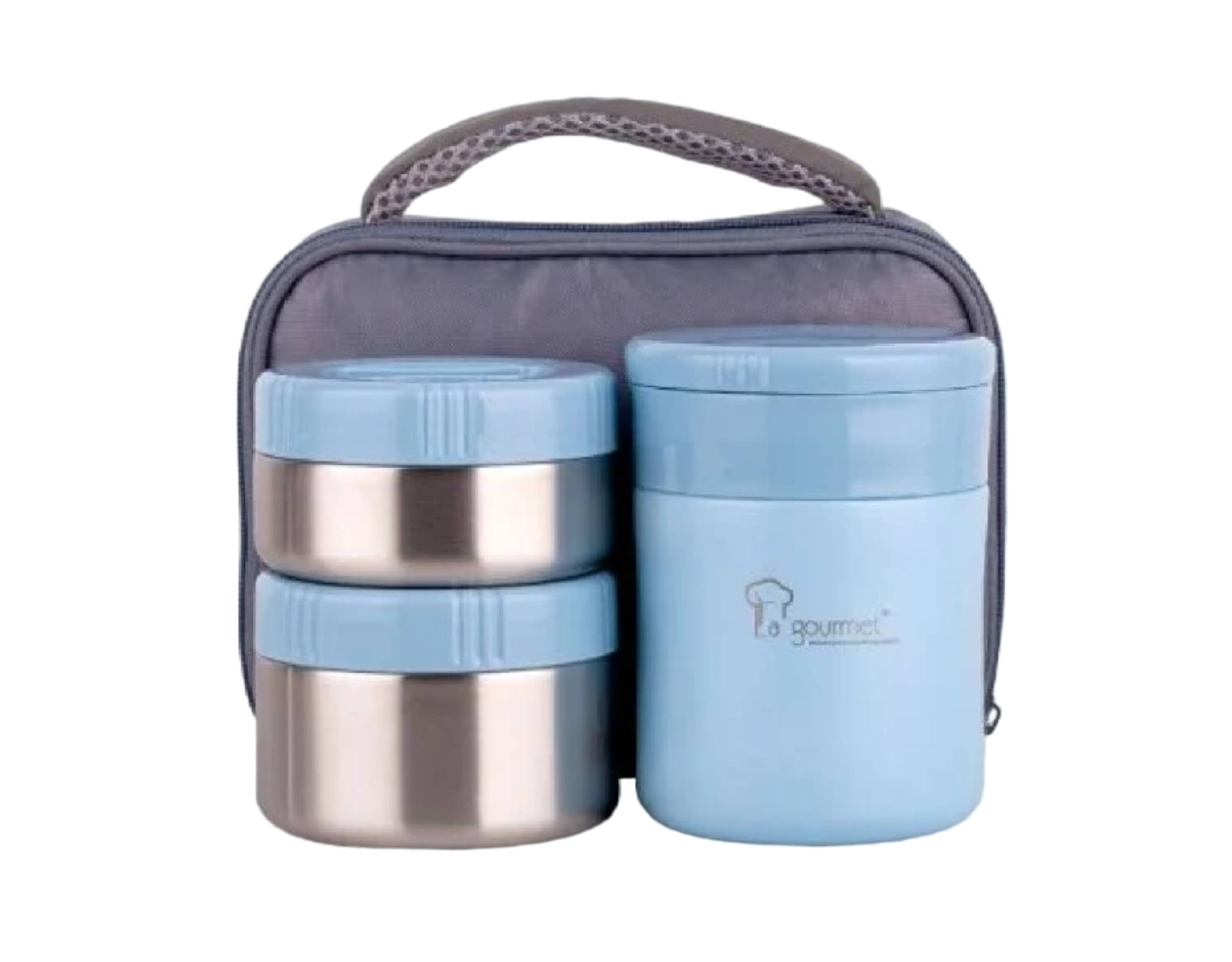 La Gourmet Spring Lunch Set With Pouch Blue | myaeon2go