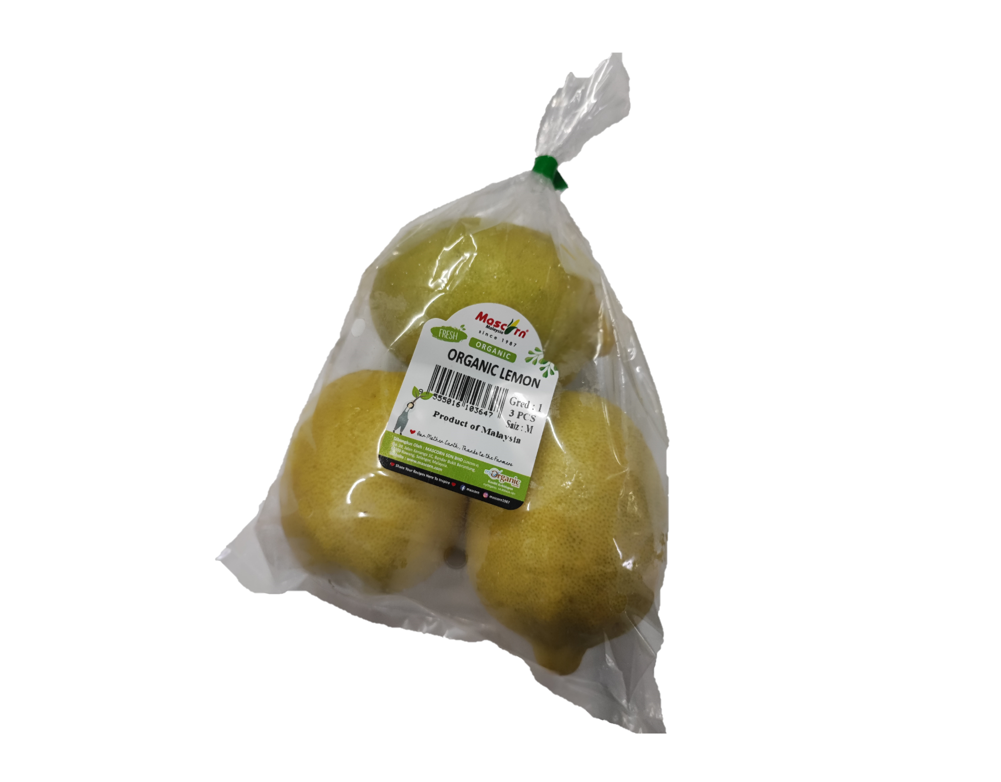 Mascorn Organic Lemon | myaeon2go