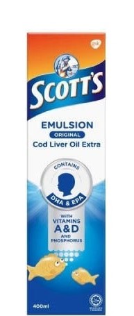 Scott's Emulsion Original, 400ml - Bone & Immune Support