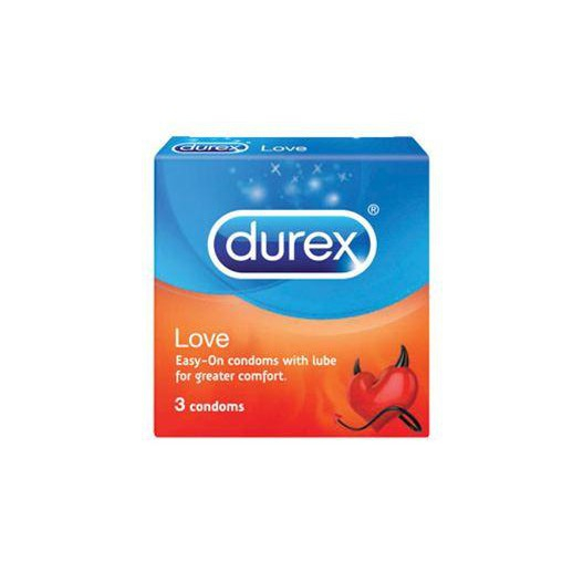 Durex Love, 3 pcs - Easy-On Comfort